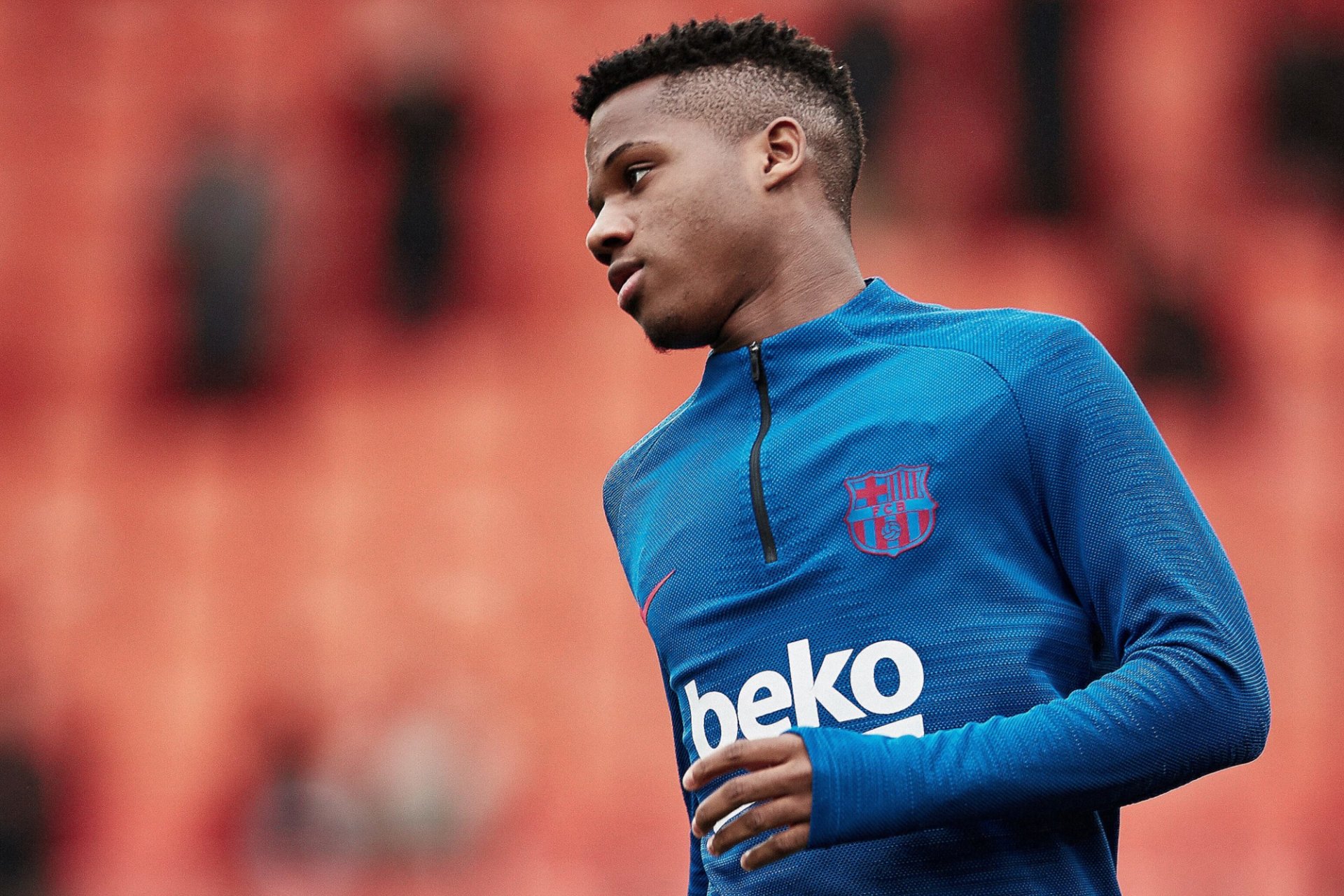 Download Spanish Soccer Ansu Fati Sports HD Wallpaper