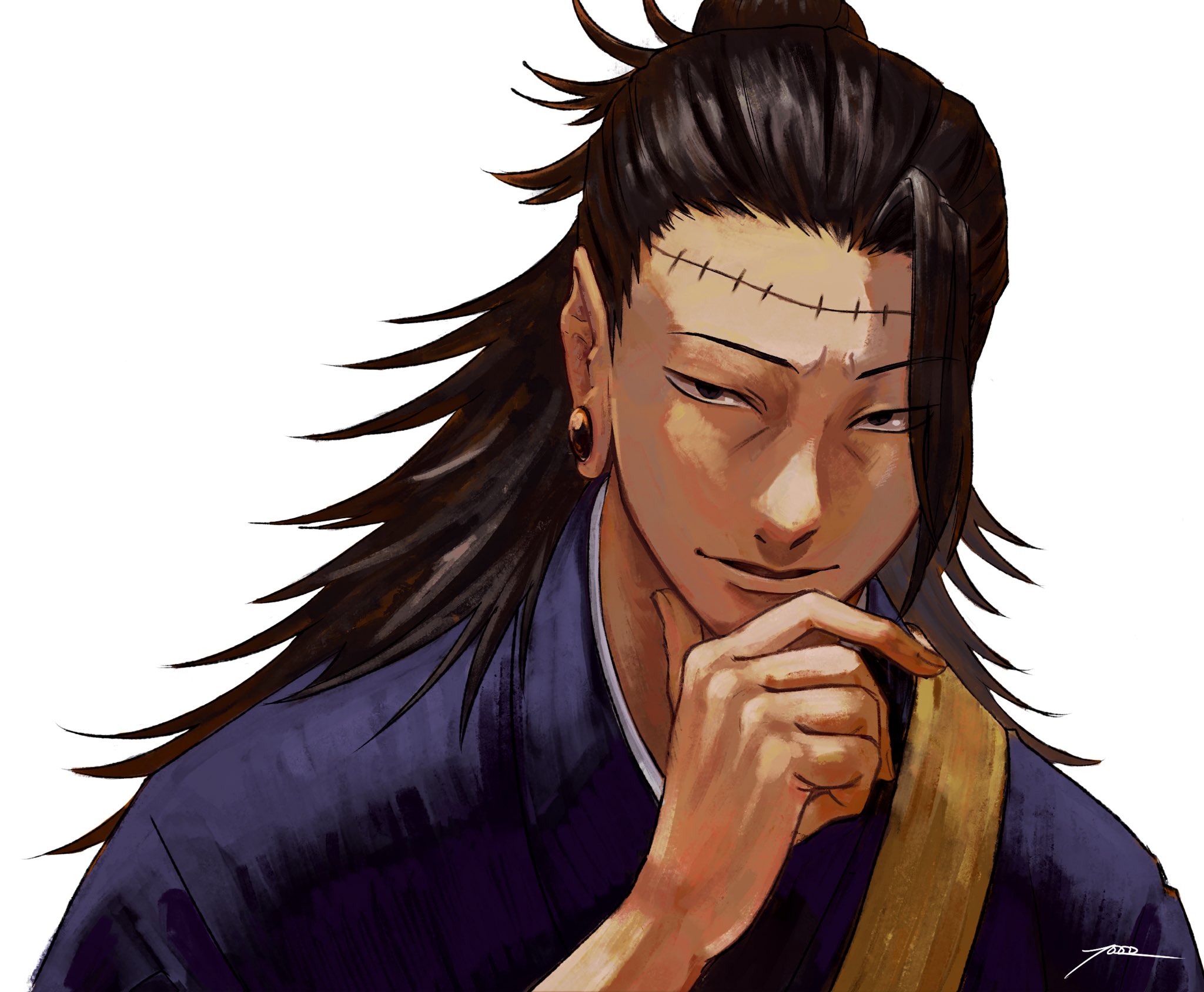 Download Black Hair Suguru Geto Anime Jujutsu Kaisen HD Wallpaper by 1000