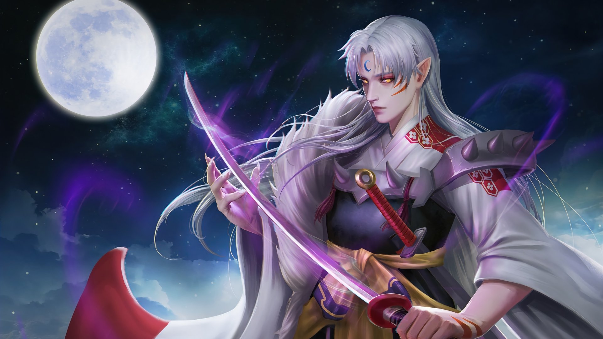 Download Sesshōmaru (InuYasha) Anime InuYasha 4k Ultra HD Wallpaper by 若木放勋