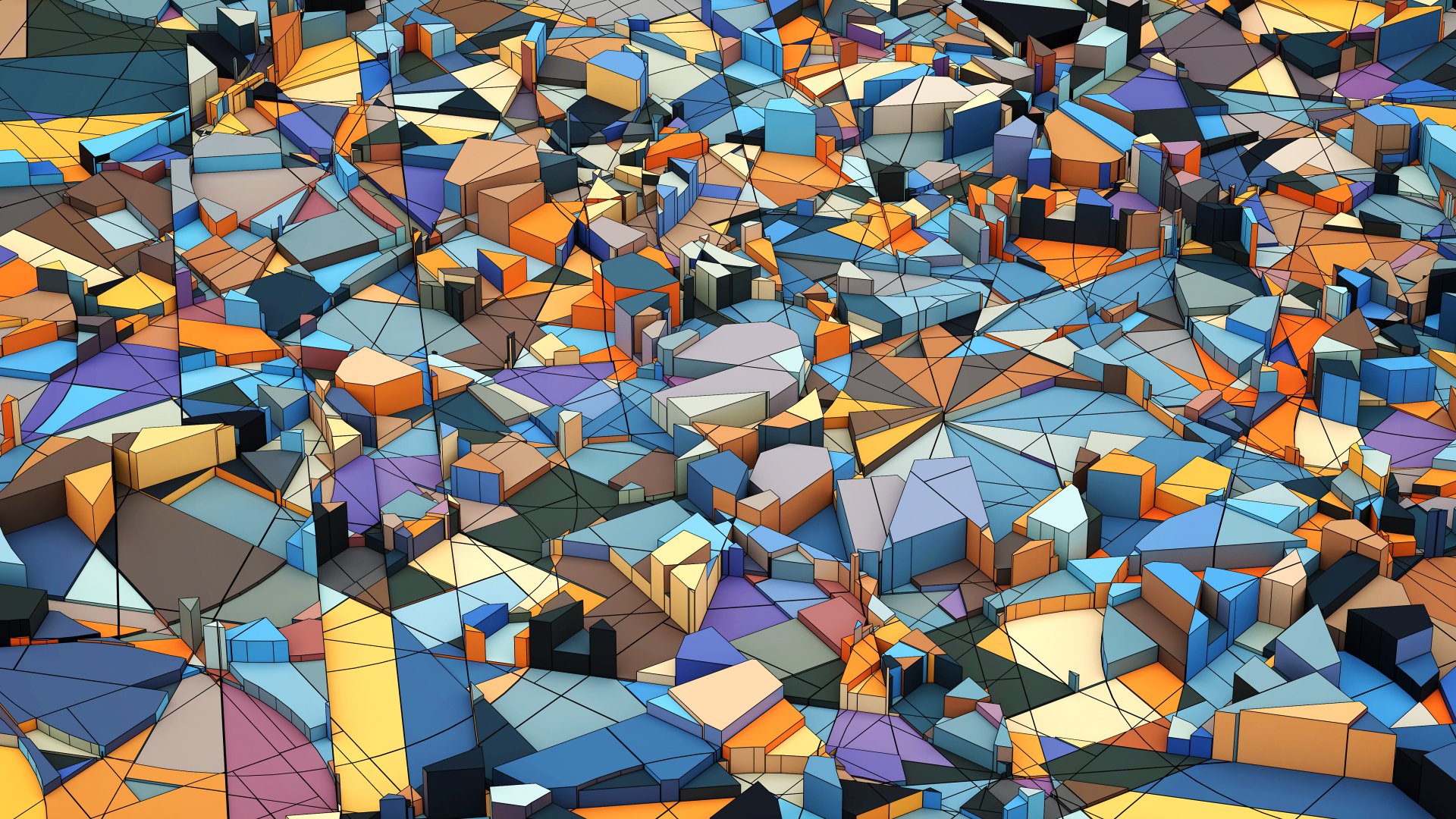 Download Abstract Geometry 4k Ultra HD Wallpaper by kuzy62