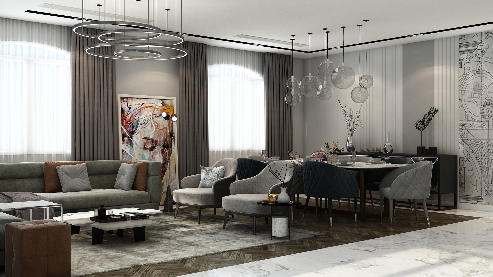 Download Furniture Living Room Man Made Room HD Wallpaper