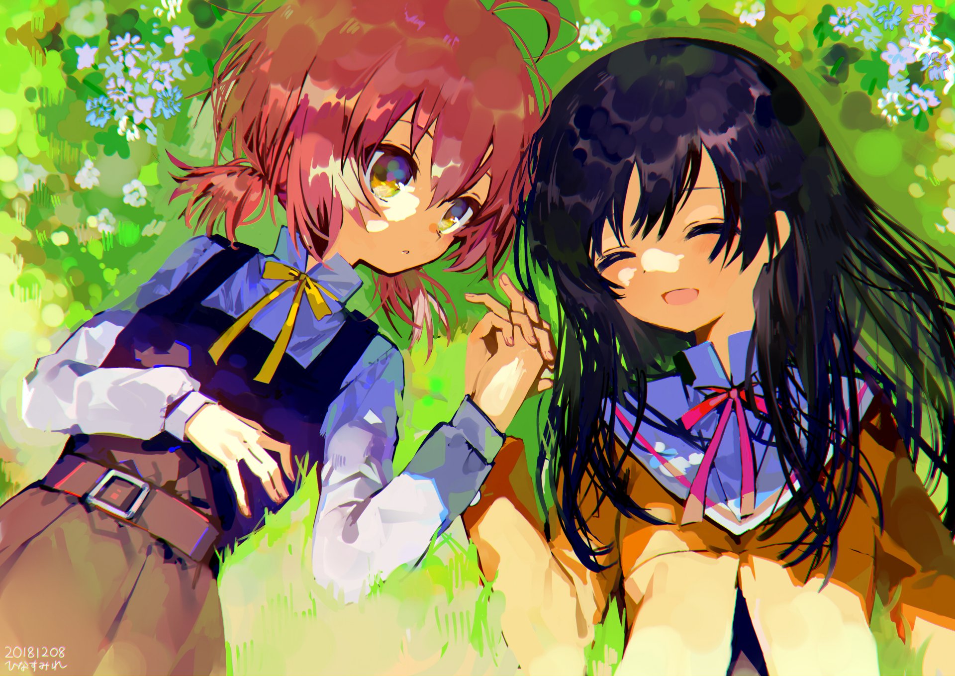 Bloom Into You — Touko & Yuu HD Wallpaper