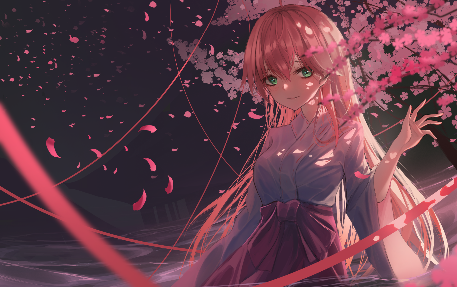 Download Kimono Hololive Sakura Miko Anime Virtual Youtuber HD Wallpaper