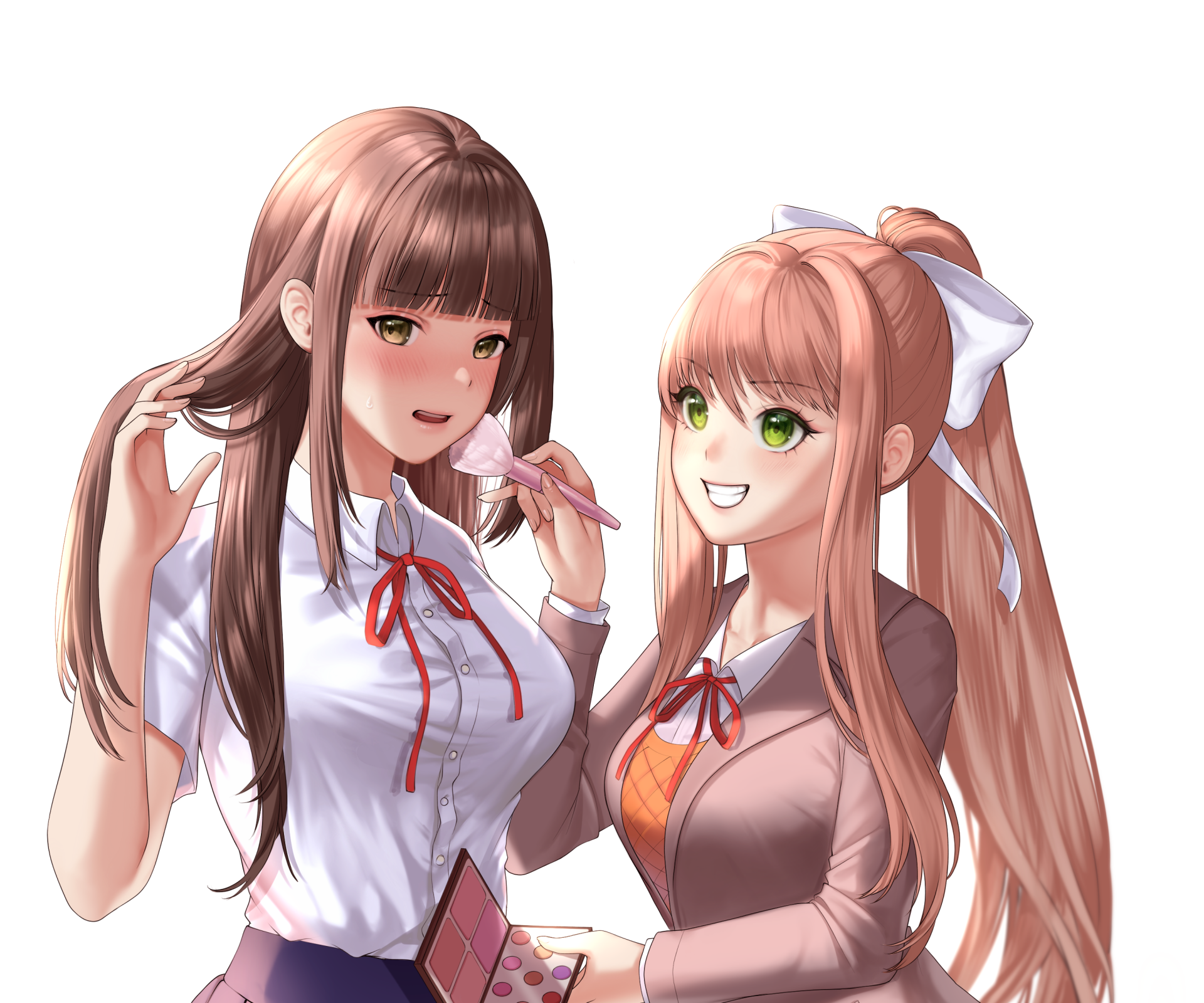 Download Monika (Doki Doki Literature Club!) Video Game Doki Doki ...