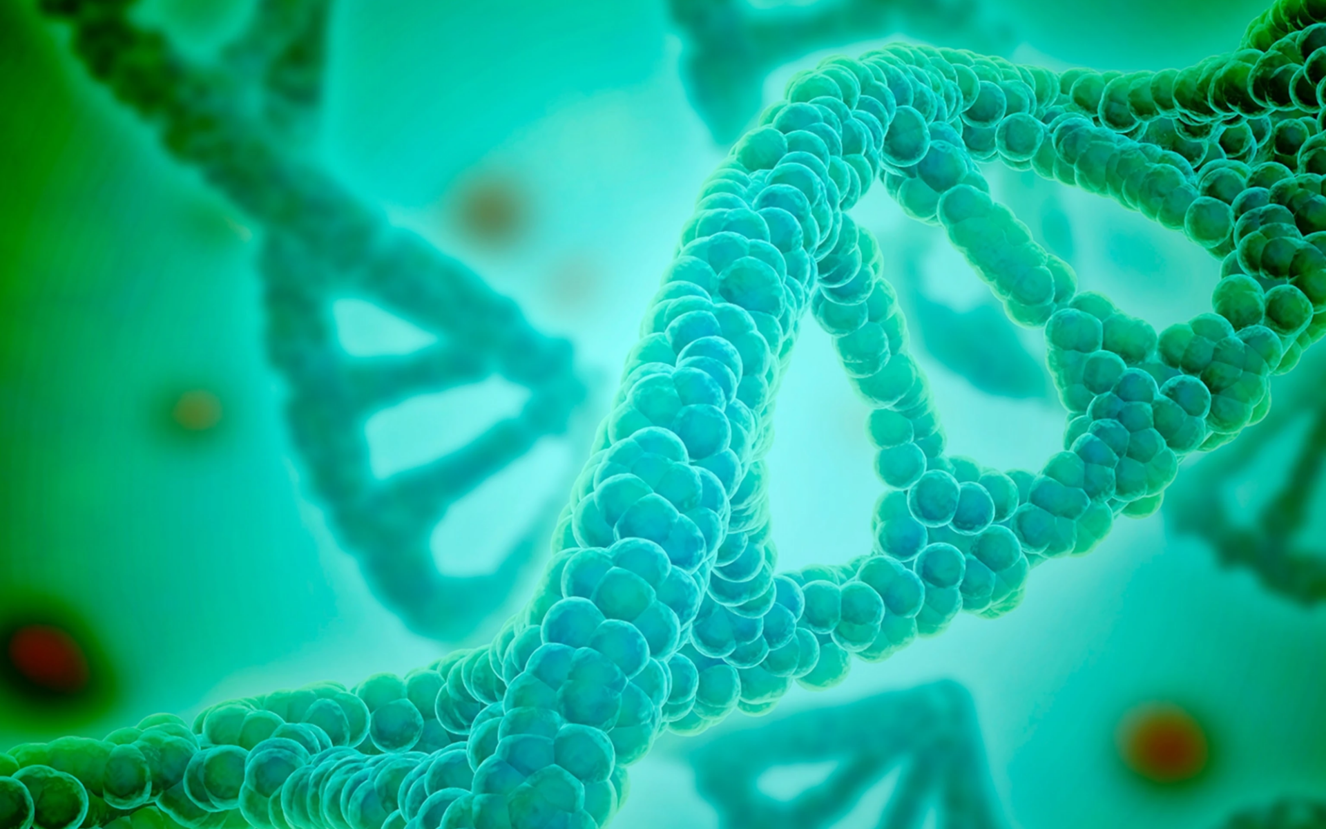 Download Artistic DNA Structure HD Wallpaper