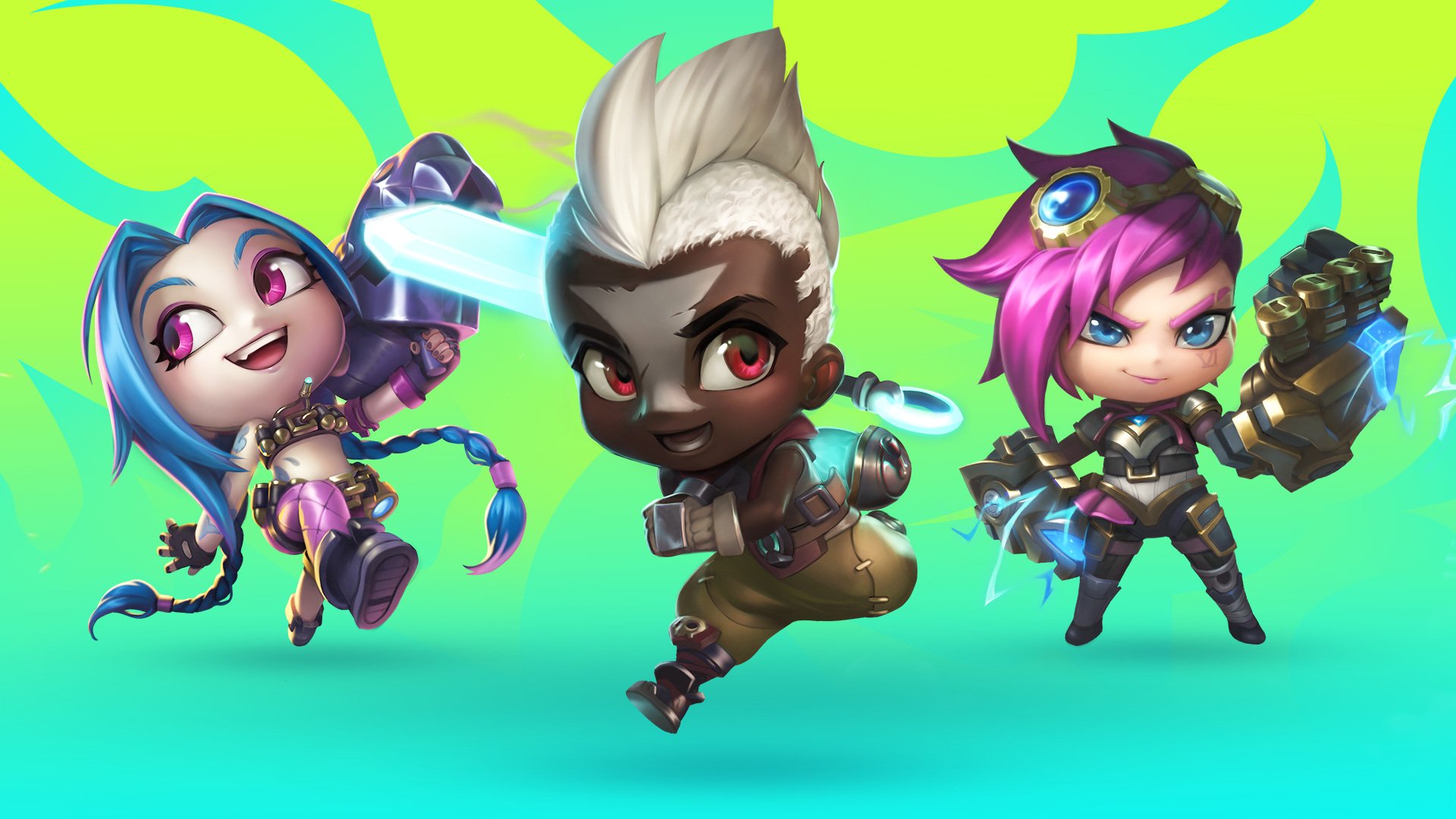 Download Ekko (League Of Legends) Chibi VI (League Of Legends) Jinx ...