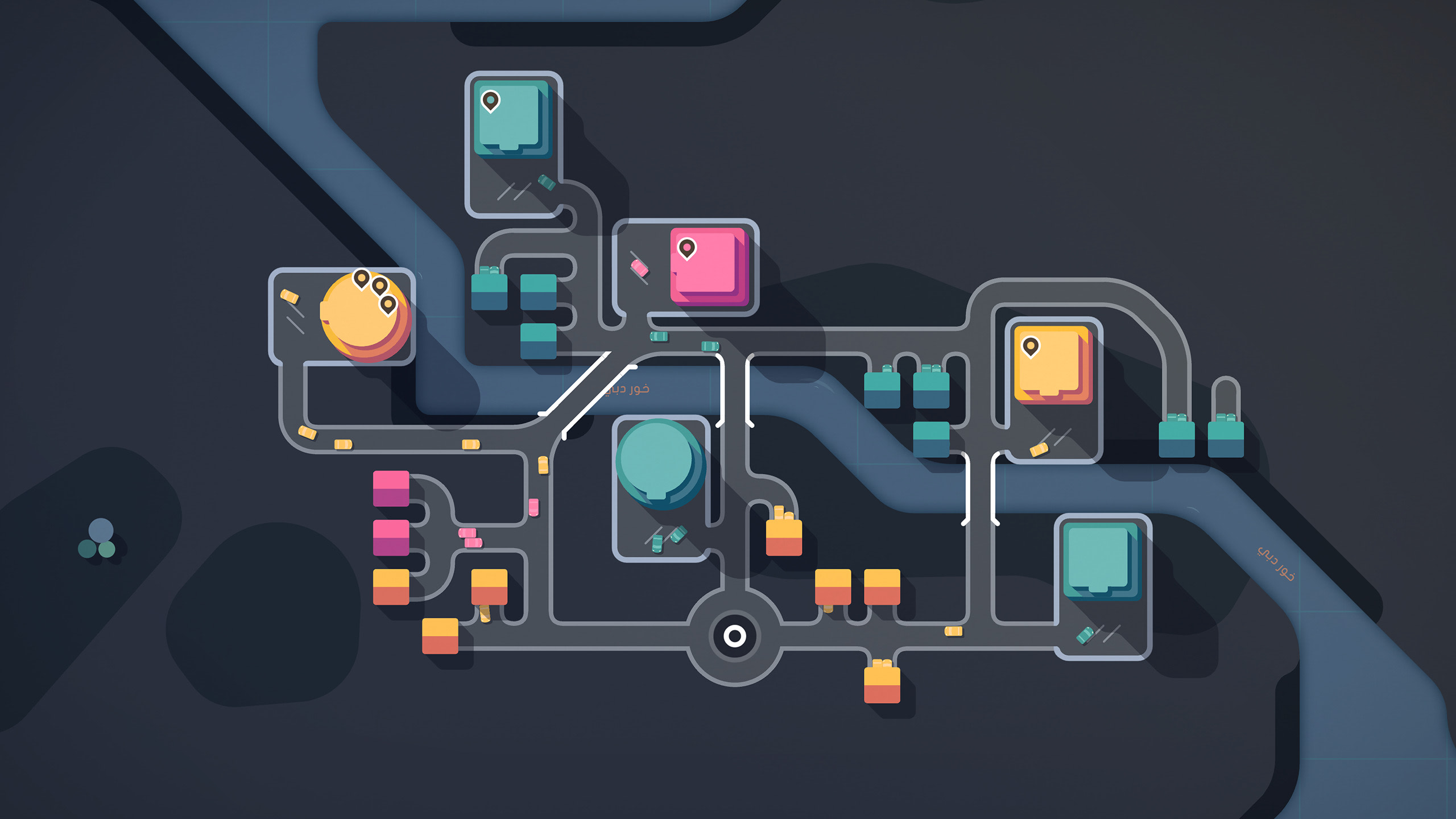 Download Video Game Mini Motorways 4k Ultra HD Wallpaper