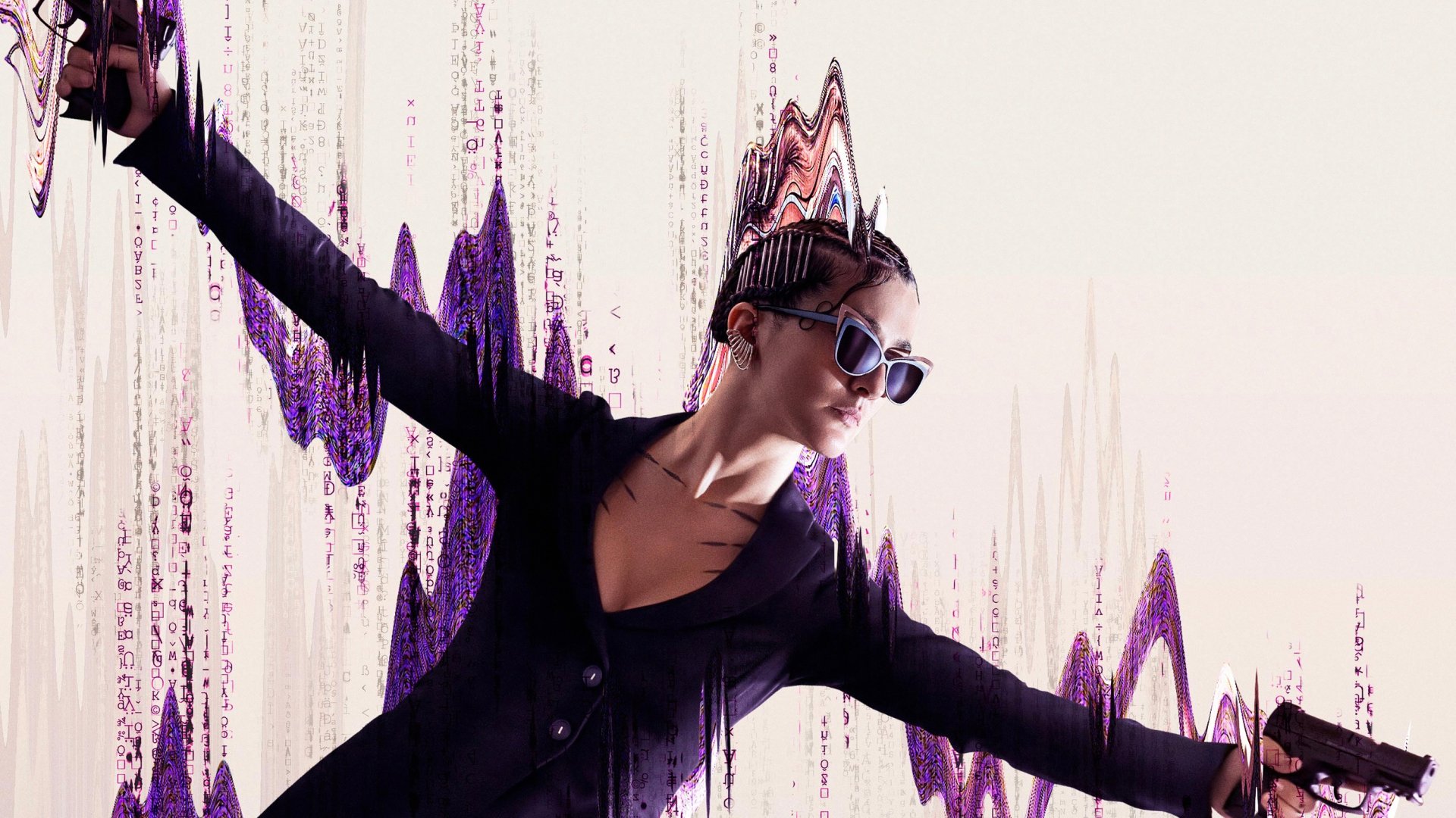 The Matrix Resurrections — Neon Crowned Star | 2K Quad HD Wallpaper ...