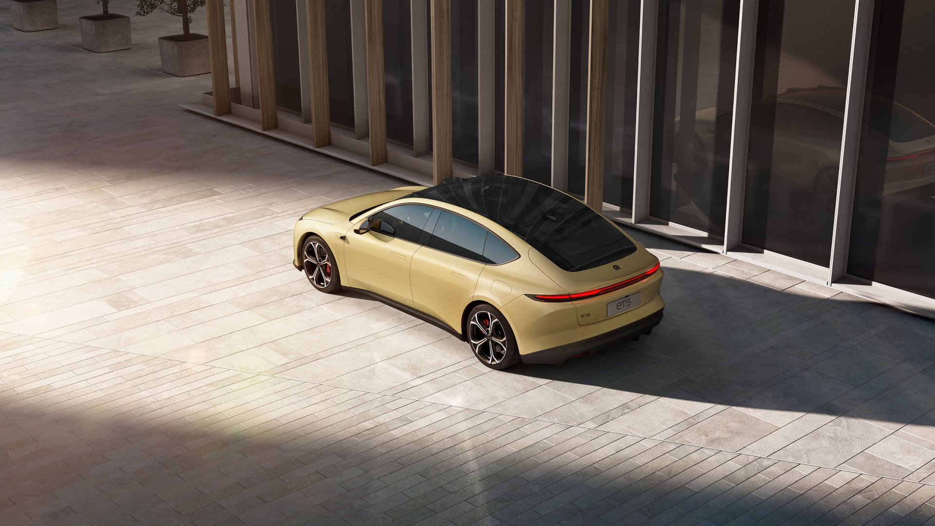 Download Electric Car Sedan Vehicle NIO ET5 HD Wallpaper