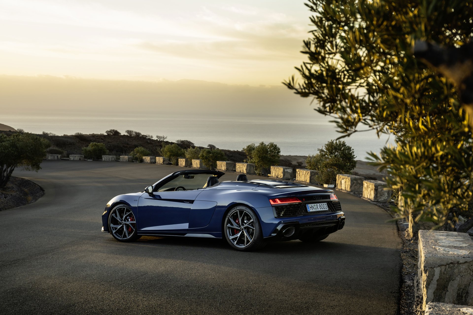 Download Cabriolet Vehicle Audi R8 V10 8k Ultra HD Wallpaper