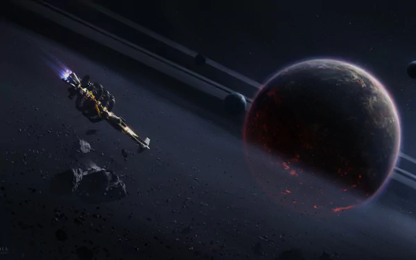 Planet Rise Landscapes - HD Wallpaper