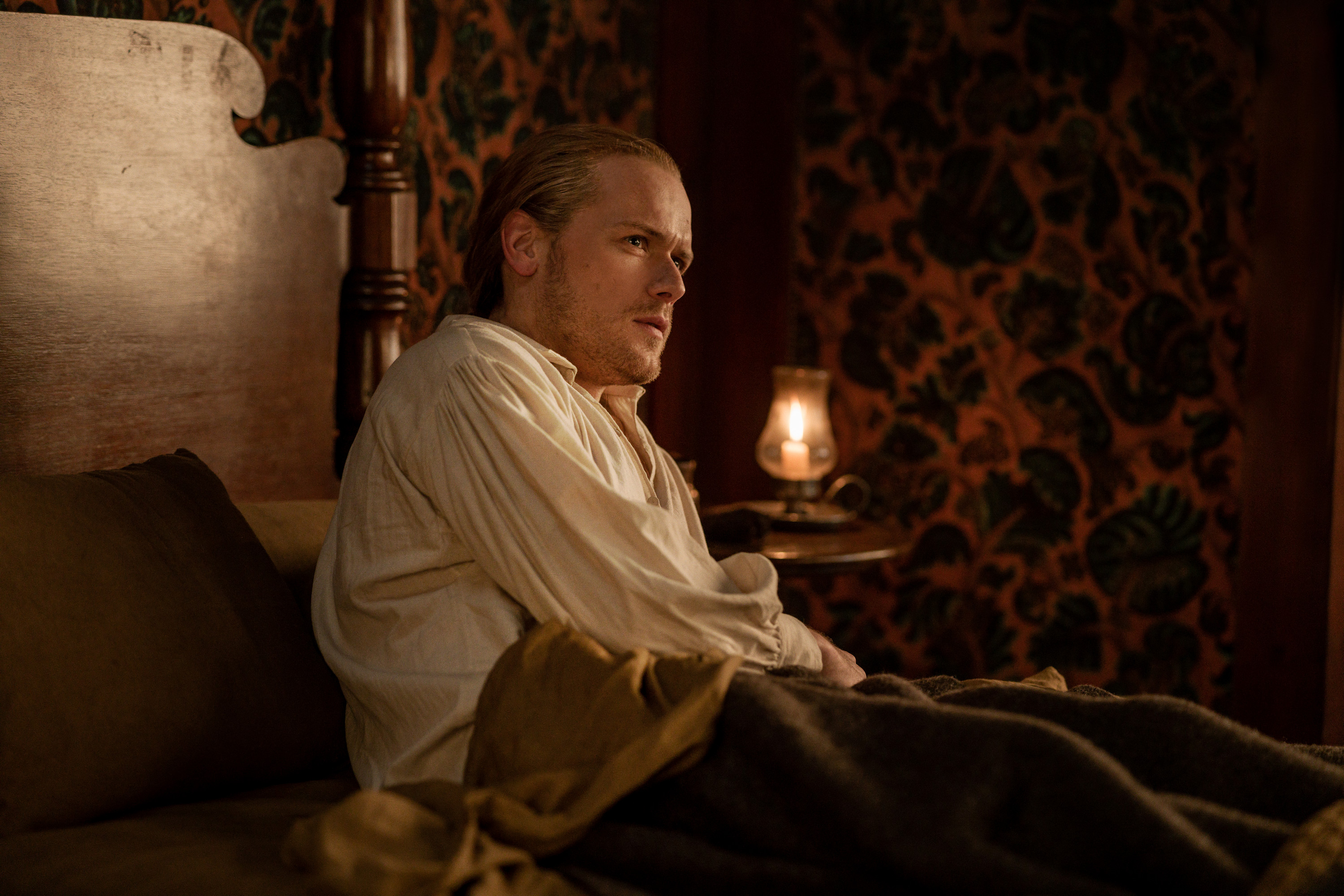 Download Sam Heughan Jamie Fraser TV Show Outlander HD Wallpaper