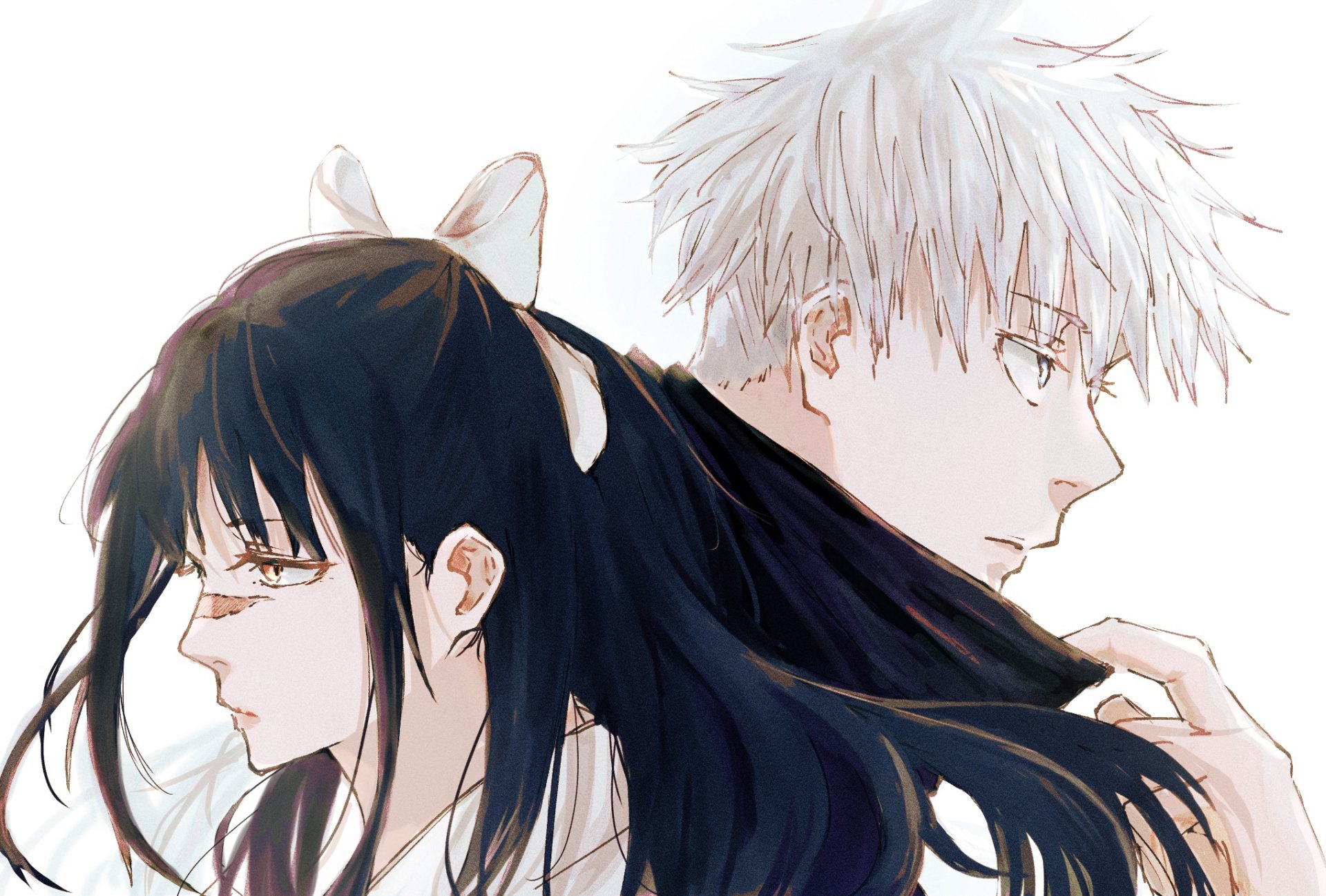 Download Utahime Iori Satoru Gojo Anime Jujutsu Kaisen HD Wallpaper by 茶