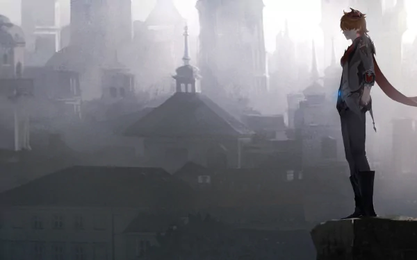 Tartaglia Childe 4K Ultra HD – Genshin Impact Thunder Emblem Wallpaper ...