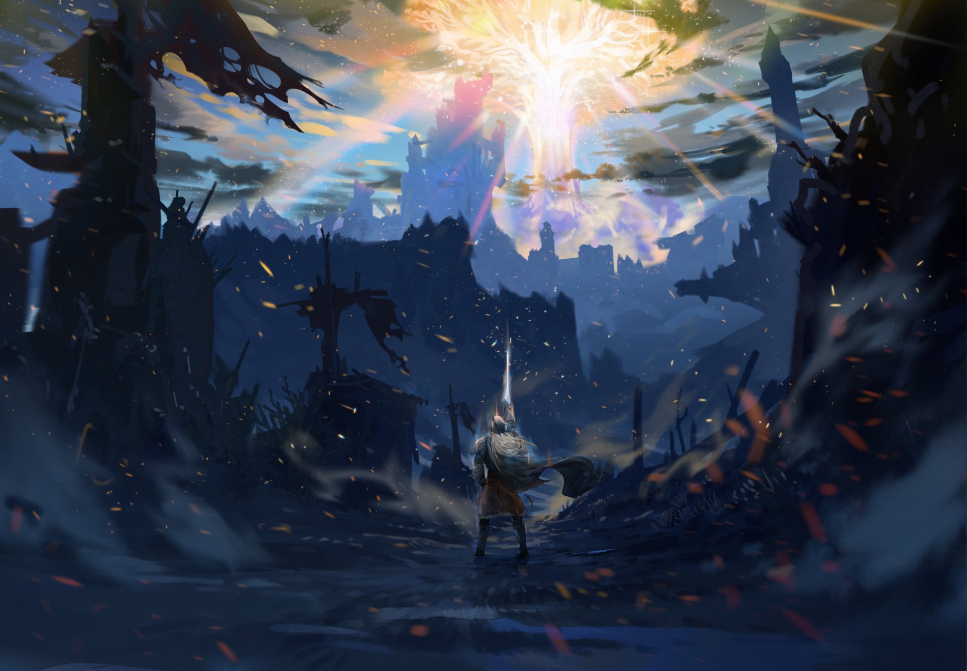 Elden Ring HD Wallpaper: The Tarnished’s Dawn in the Lands Between