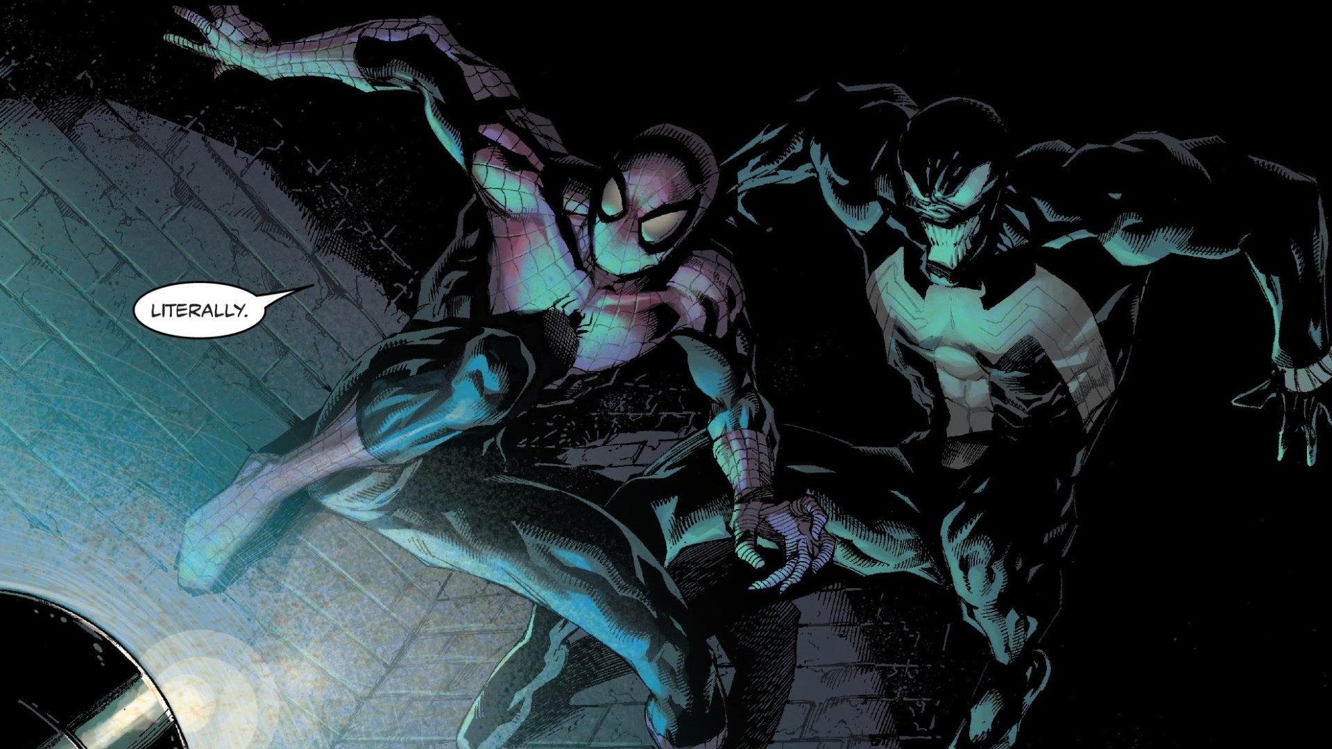 Download Venom Comic Spider Man HD Wallpaper by Ryan Stegman