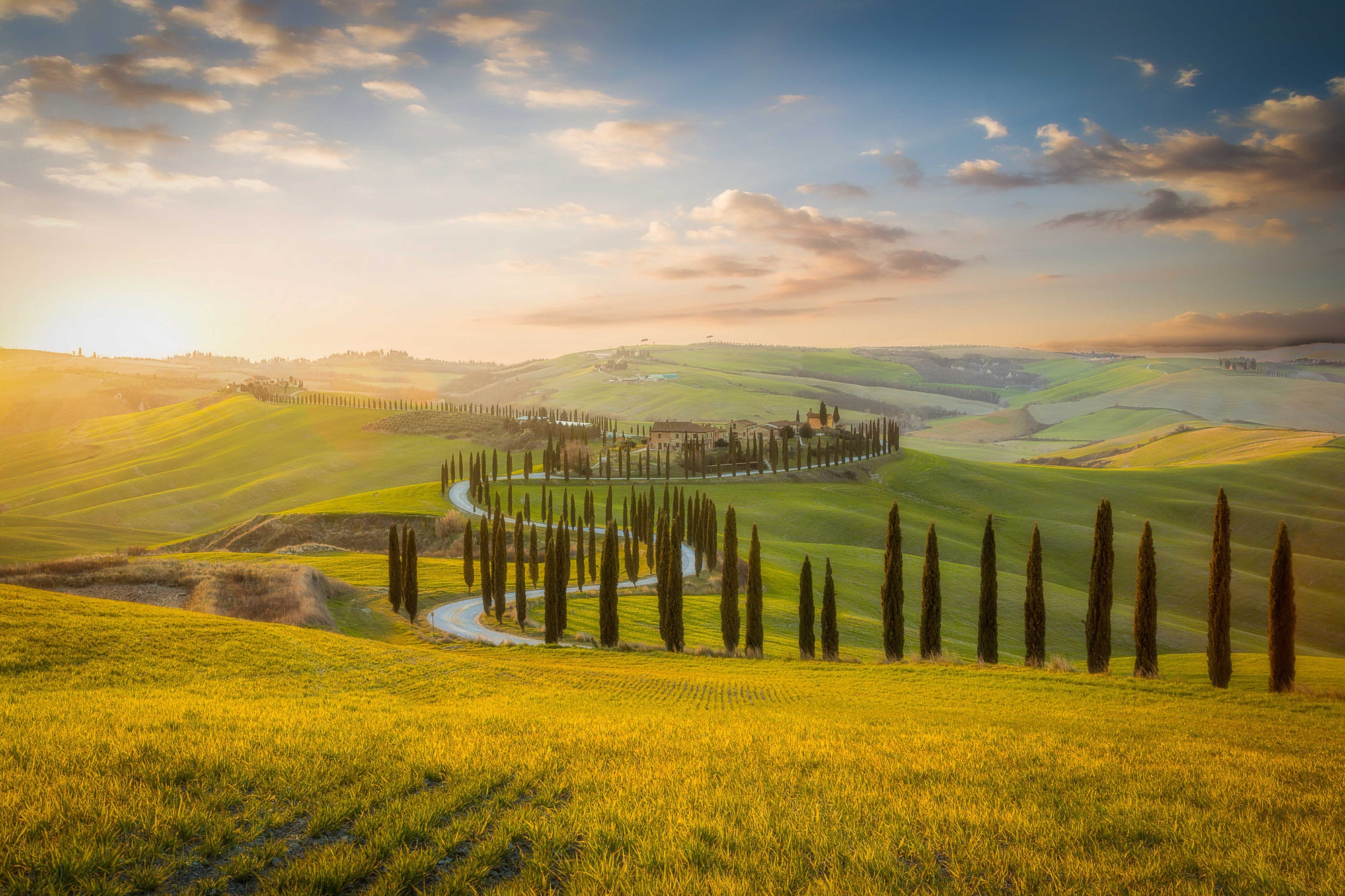 Download Italy Landscape Photography Tuscany HD Wallpaper