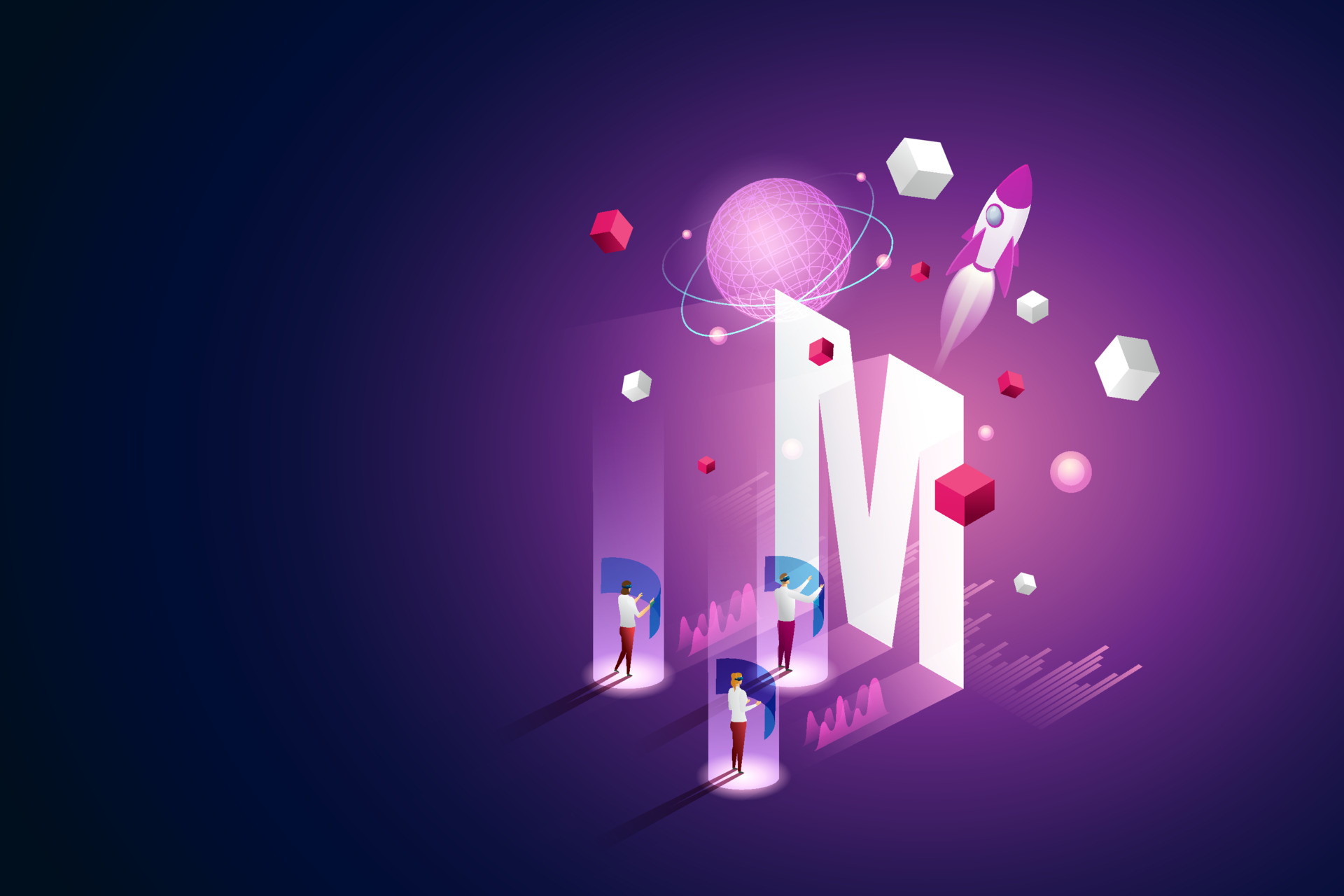Download Technology Metaverse HD Wallpaper