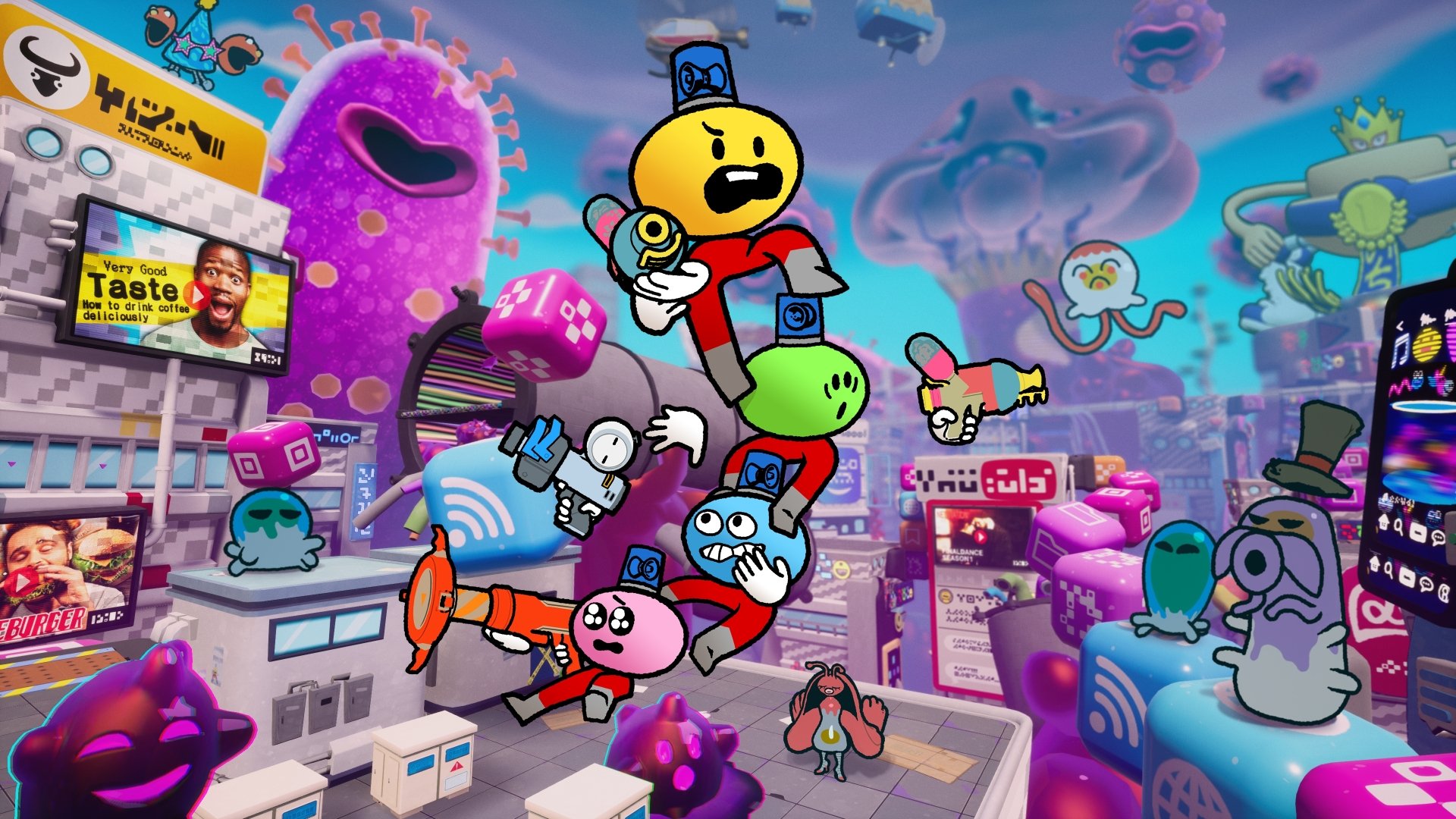 Download Video Game Glitch Busters: Stuck On You 4k Ultra HD Wallpaper