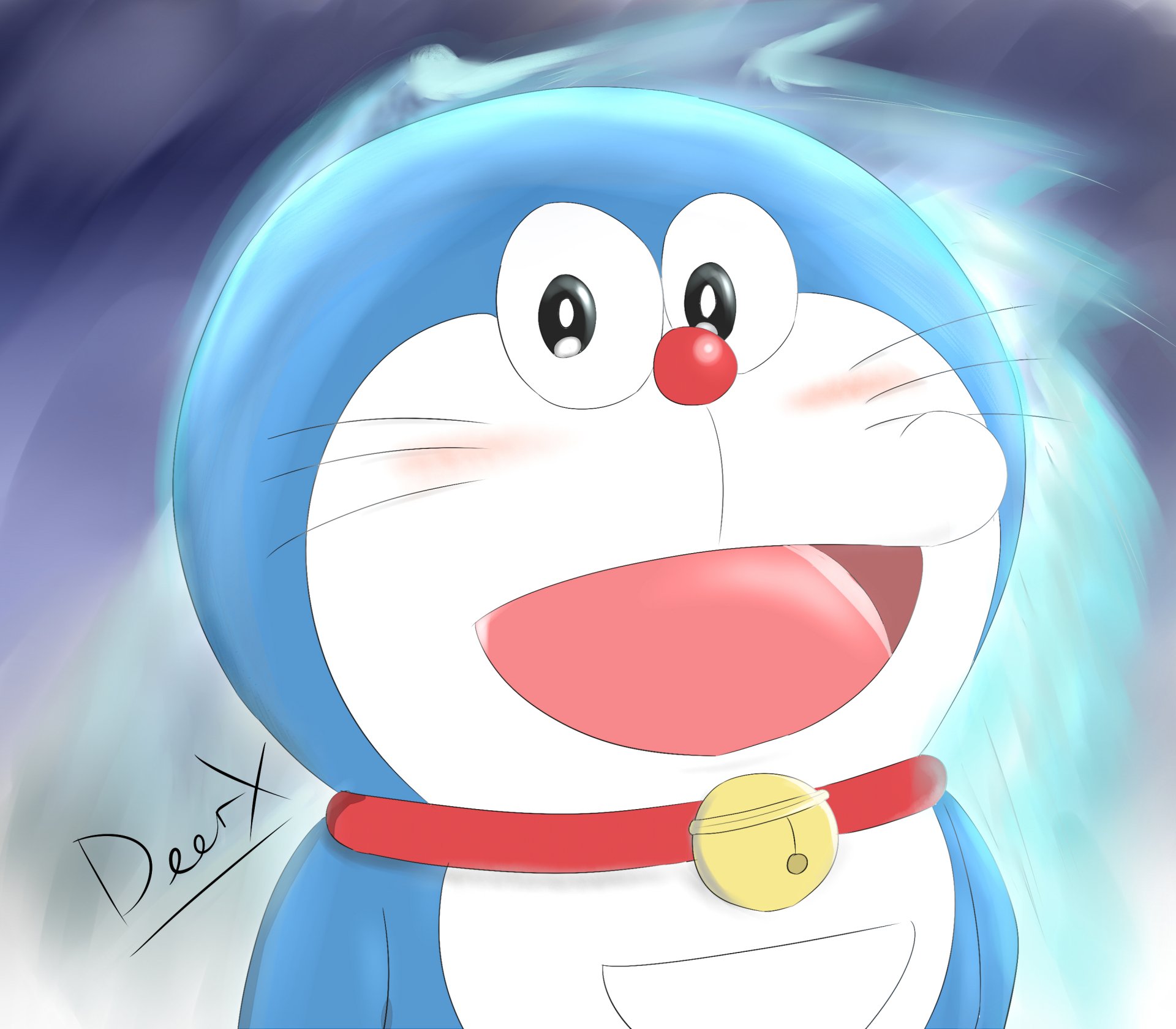 Download Anime Doraemon HD Wallpaper by deerX