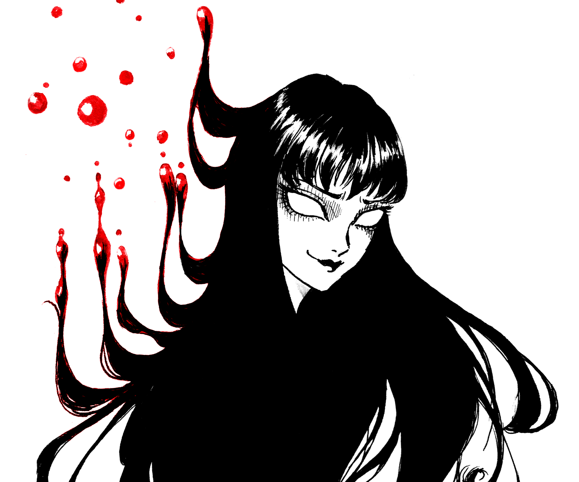 Download Anime Tomie HD Wallpaper by SketchMeNot