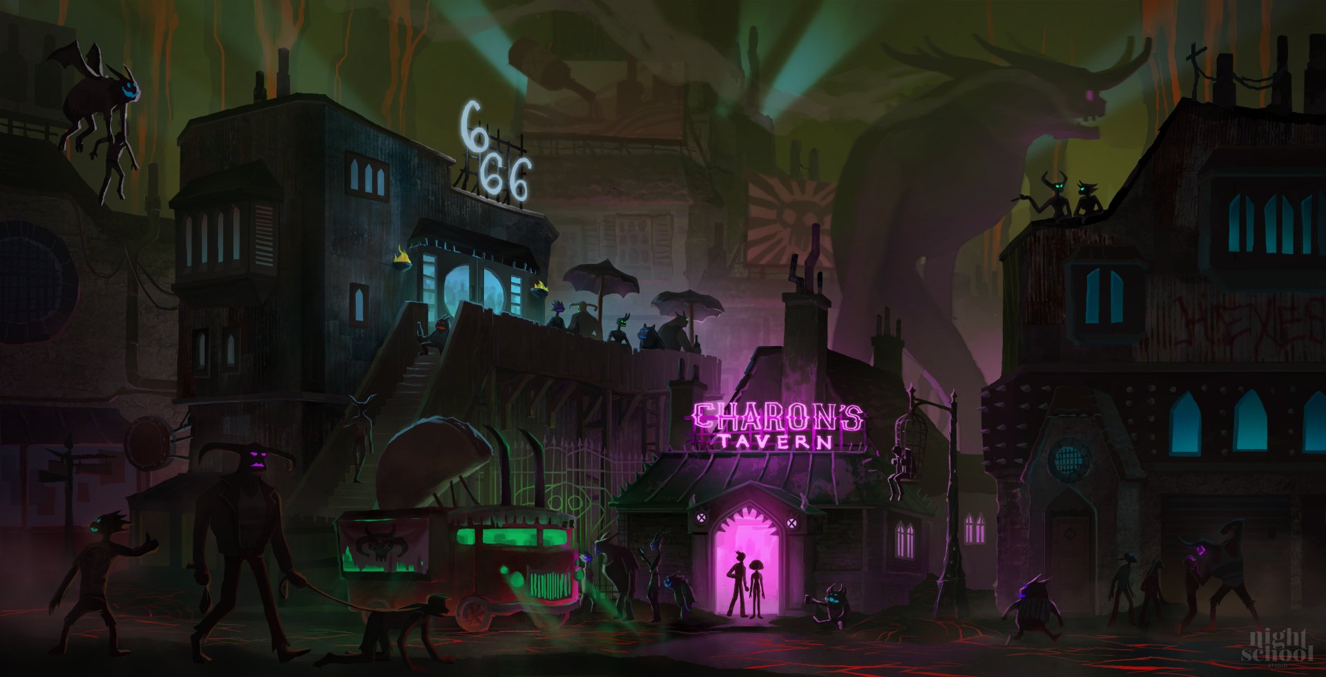 Download Video Game Afterparty 4k Ultra HD Wallpaper