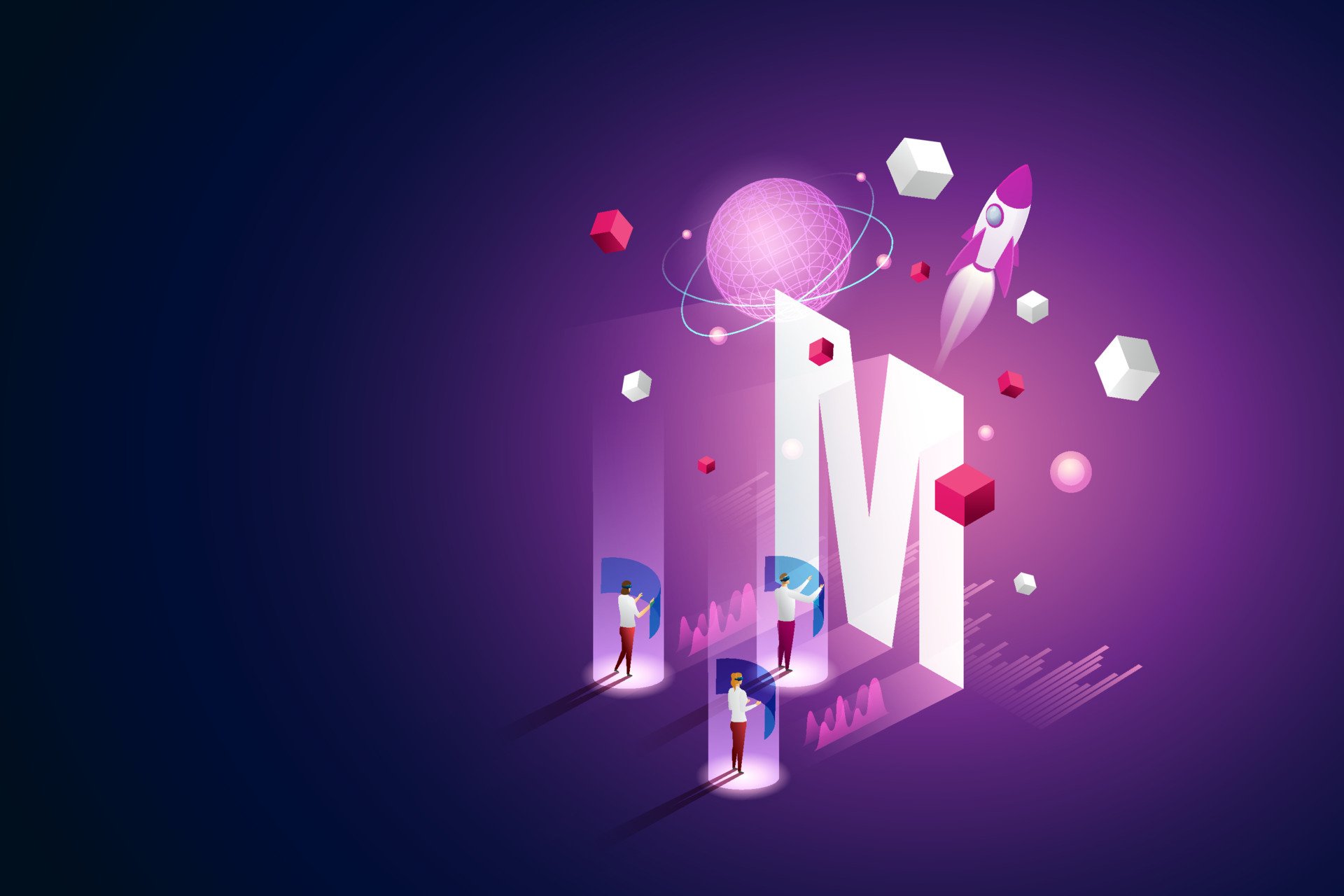 Download Technology Metaverse HD Wallpaper