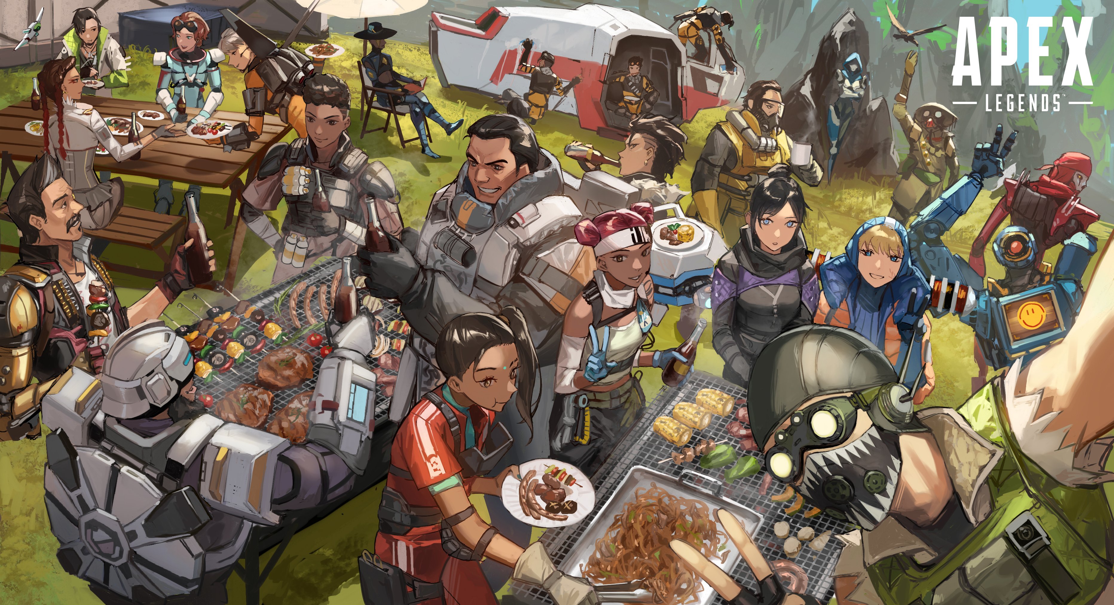 Download Video Game Apex Legends HD Wallpaper by IFrAgMenTIx