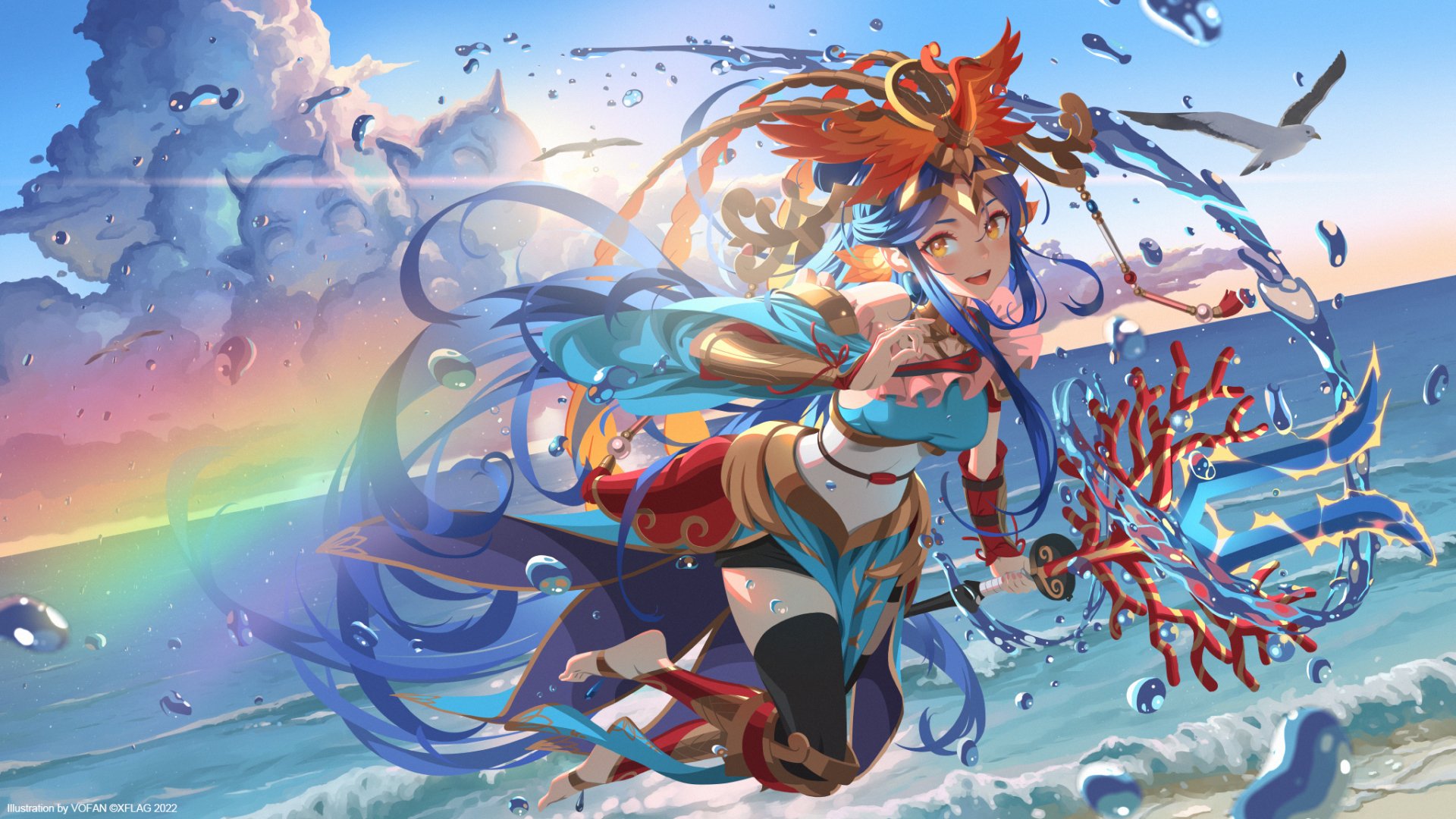 Download Anime Monster Strike HD Wallpaper by Vofan | 2048x1152 ...