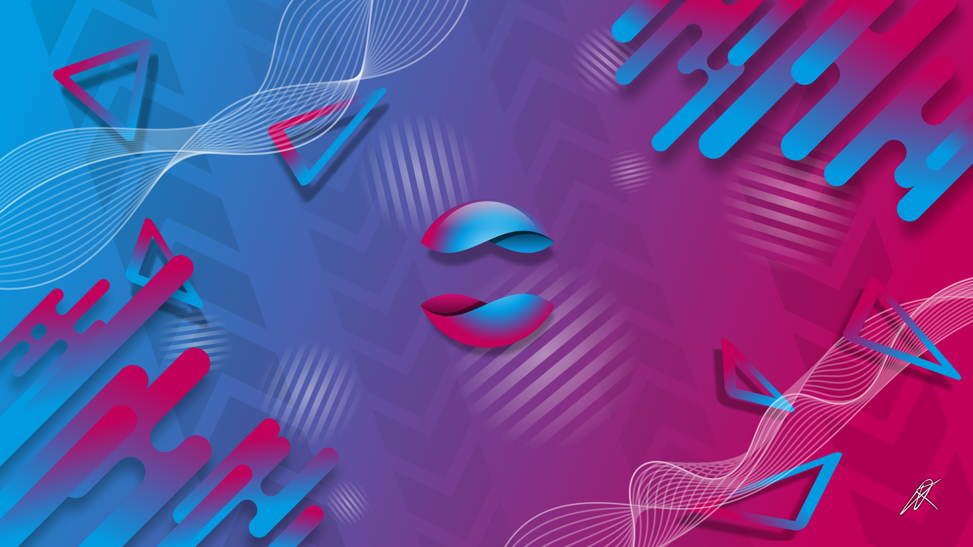 Download Abstract Shapes HD Wallpaper