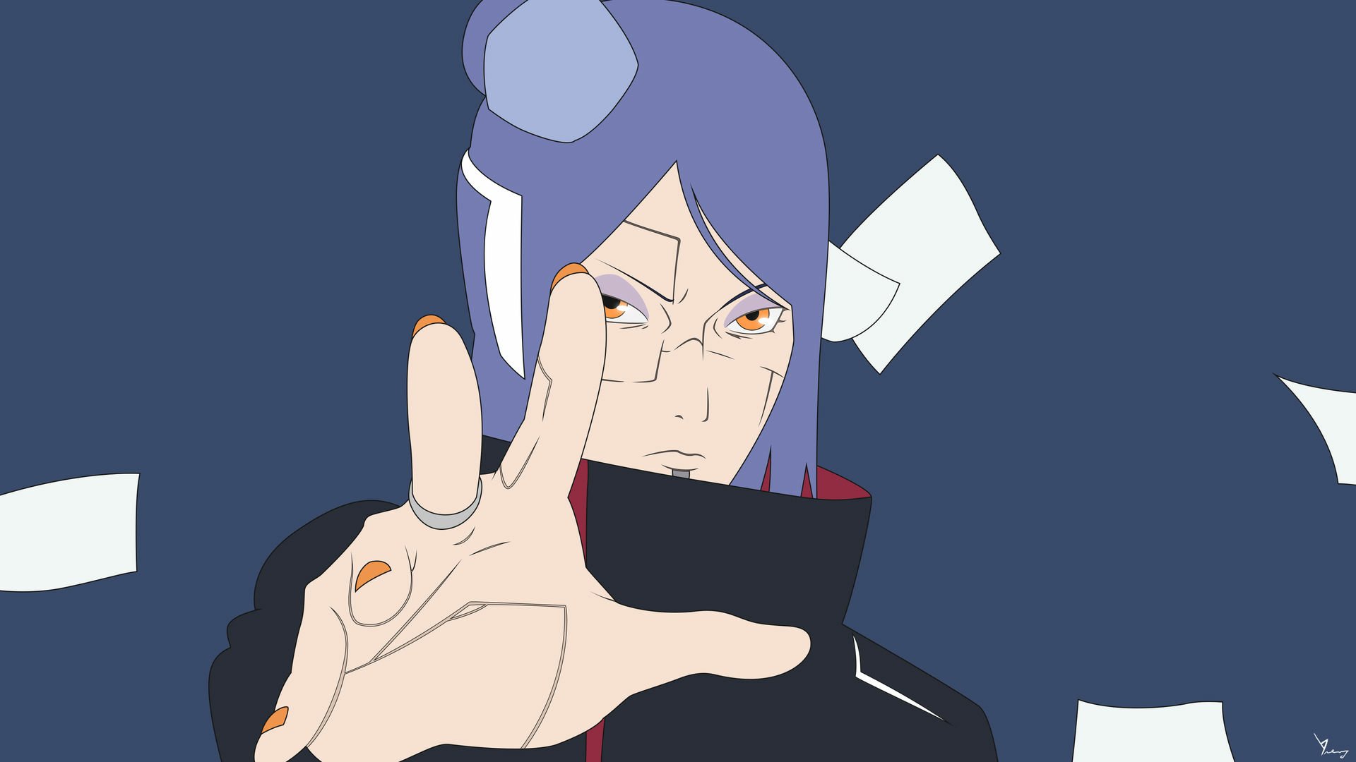 Download Konan (Naruto) Anime Naruto HD Wallpaper by grievvy