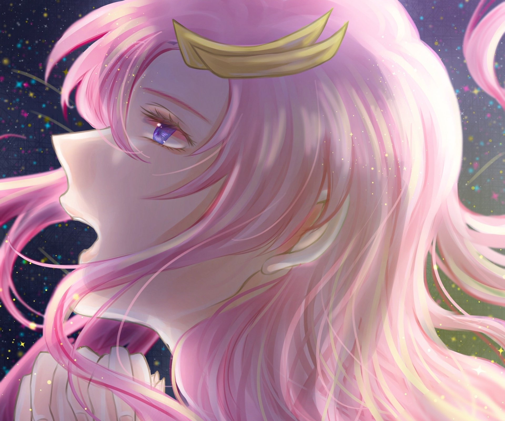 Download Lacus Clyne Anime Mobile Suit Gundam Seed HD Wallpaper by なん