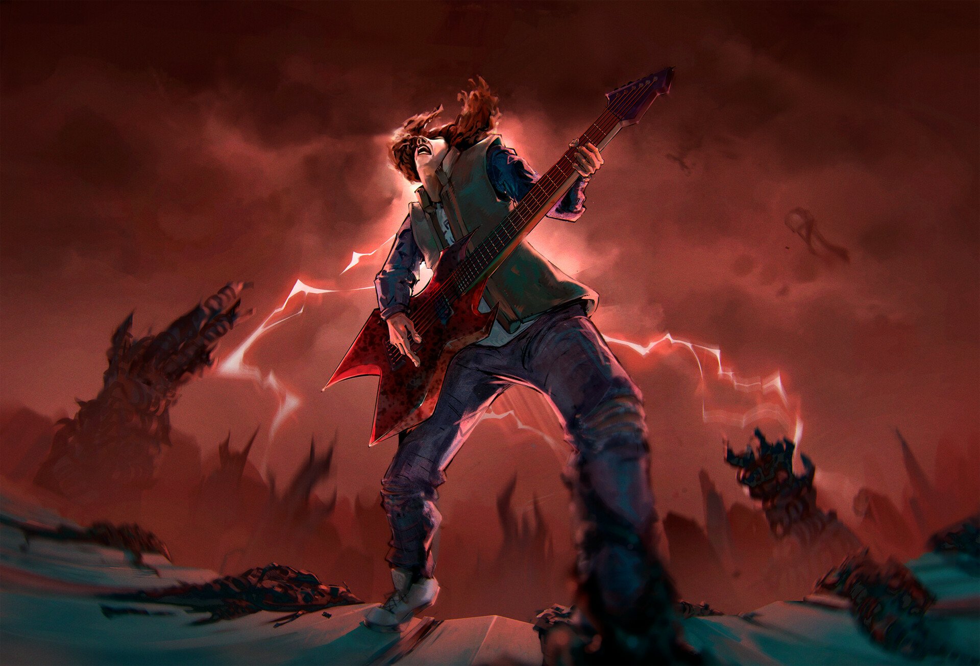 Download Eddie Munson TV Show Stranger Things HD Wallpaper by Lucas Ramos de Oliveira