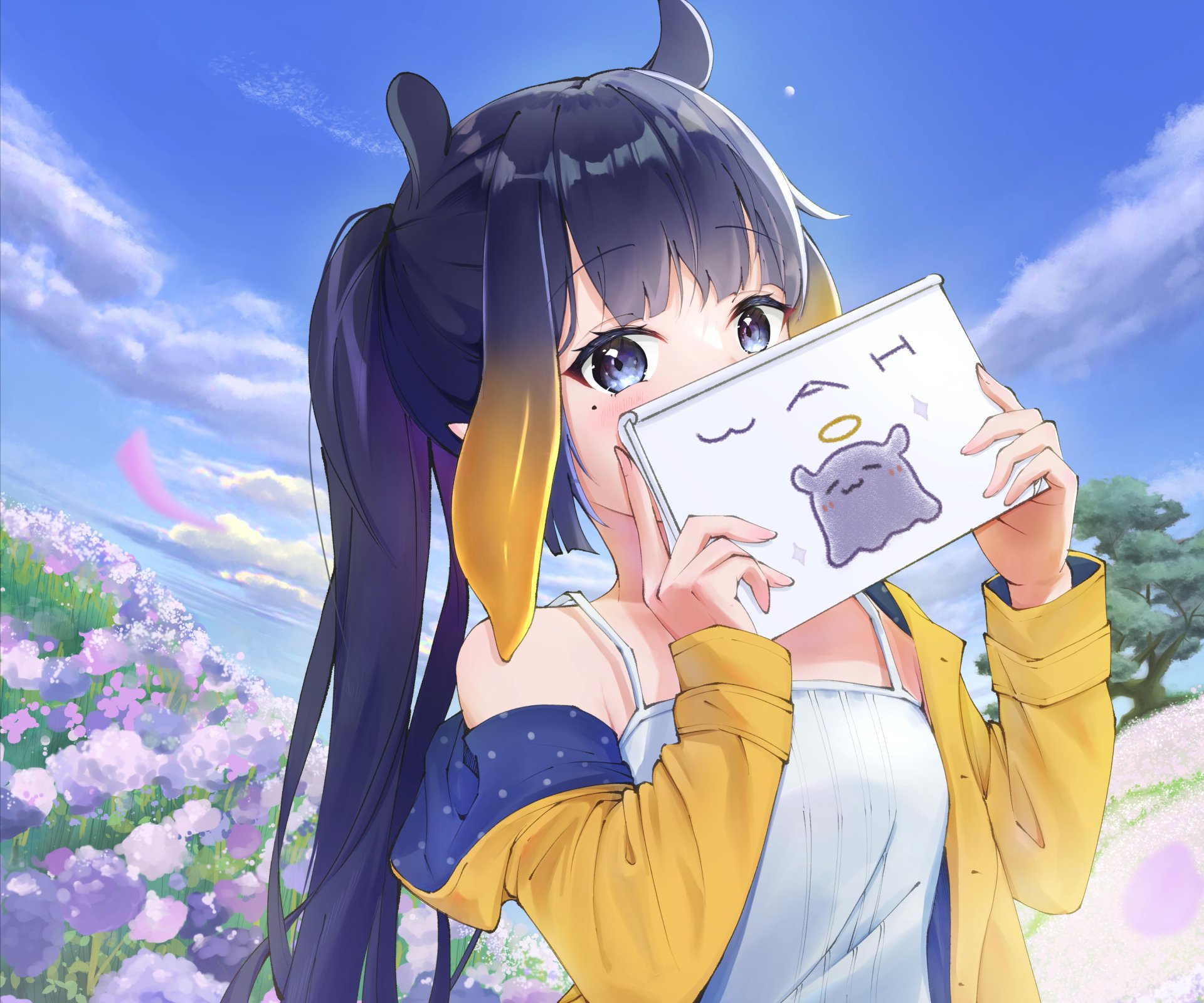 Download Hololive Ninomae Ina'nis Anime Virtual Youtuber HD Wallpaper