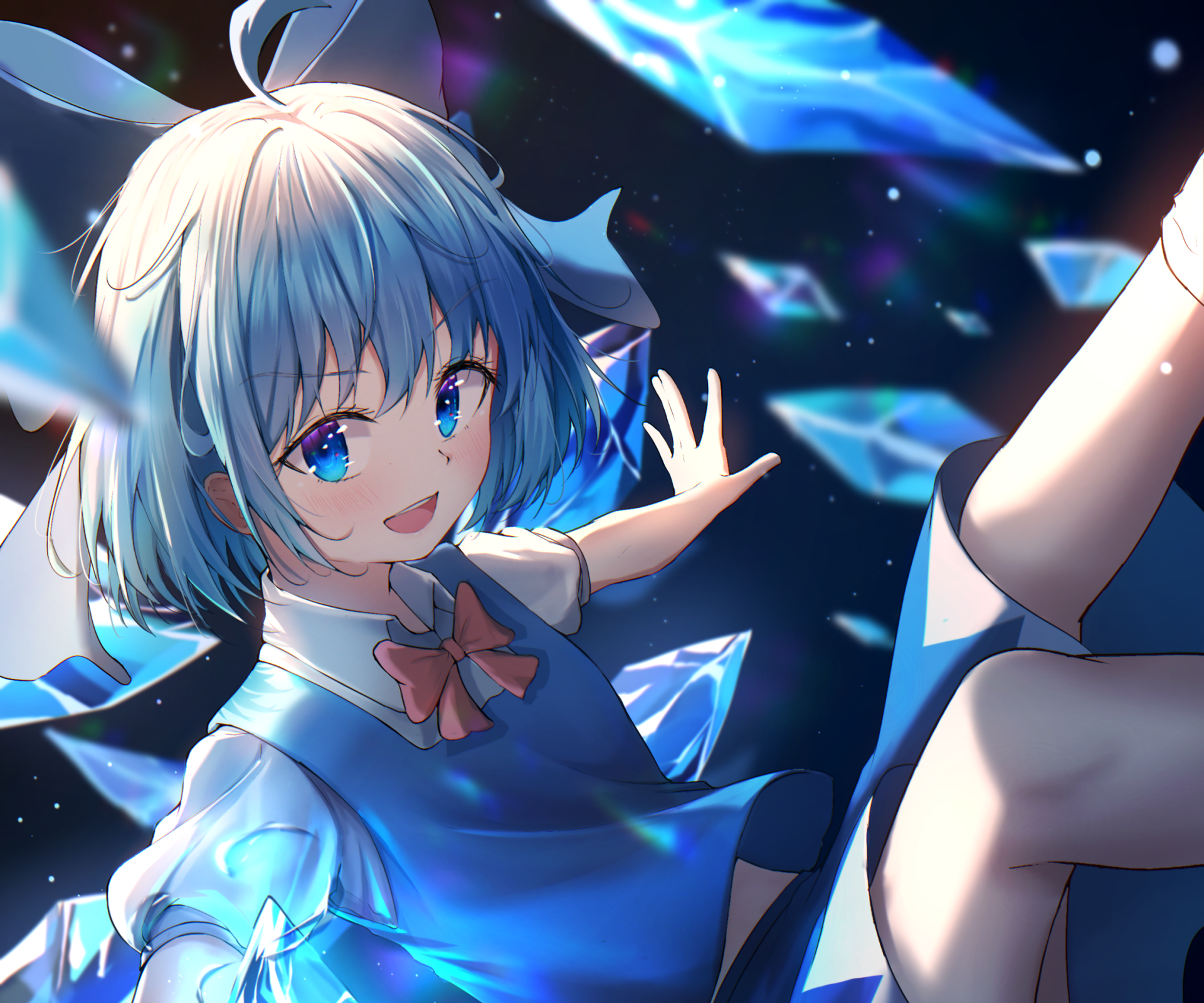 Download Cirno (Touhou) Anime Touhou HD Wallpaper | 2299x1916 ...