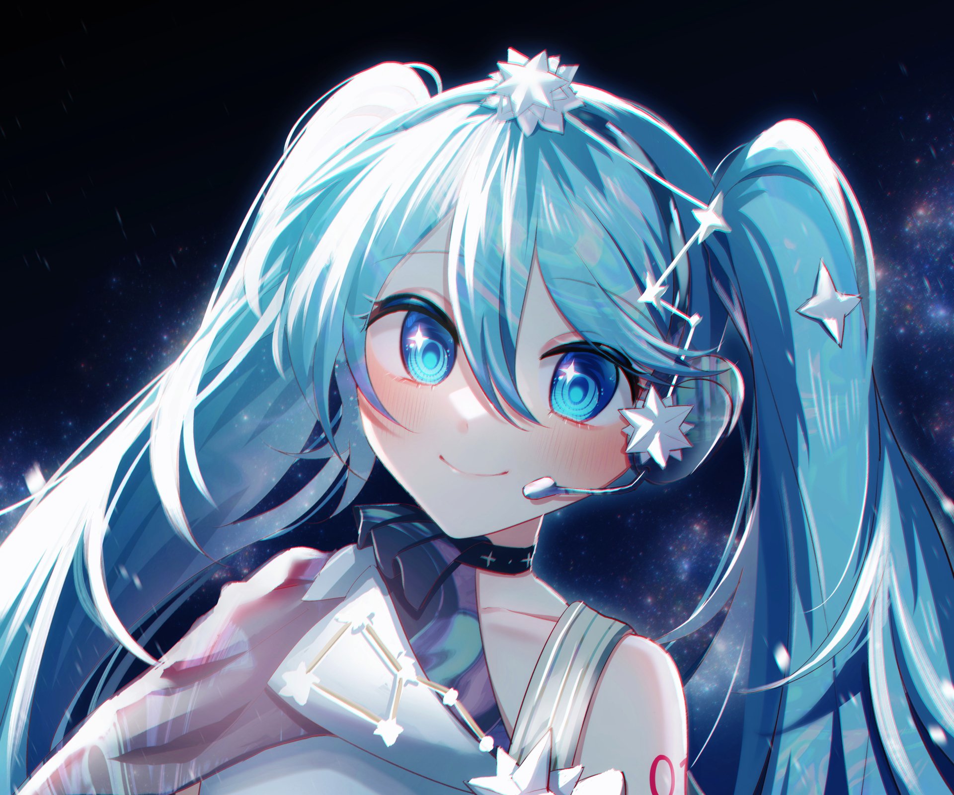 Hatsune Miku Eyes Wallpaper