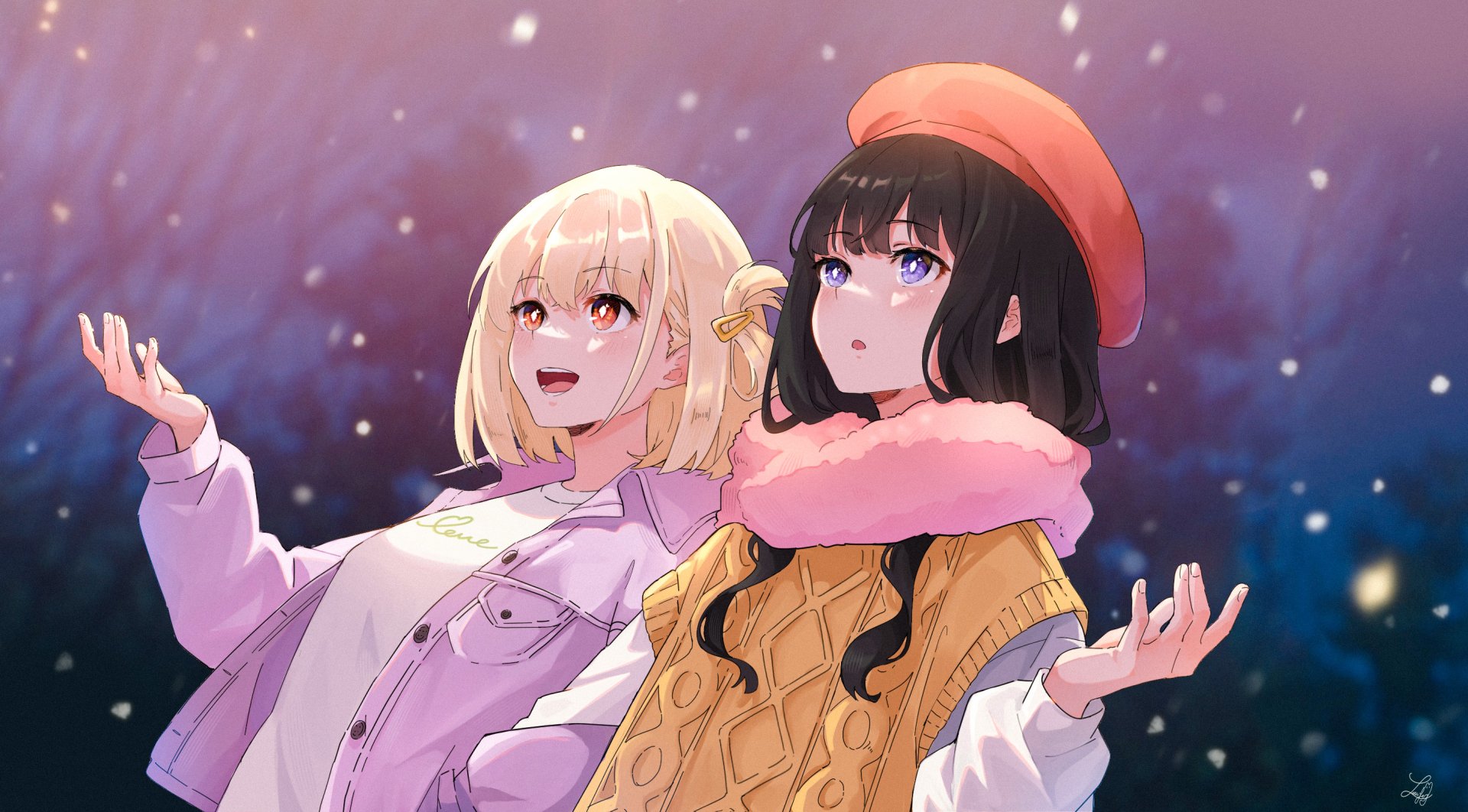 Download Takina Inoue Chisato Nishikigi Anime Lycoris Recoil HD ...