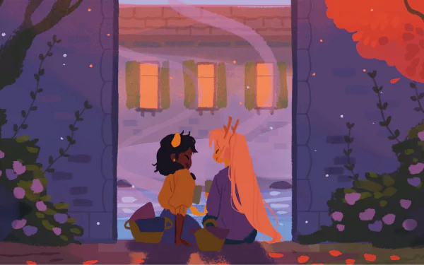 Download Comic Tea Dragon HD Wallpaper by Kay O'Neill