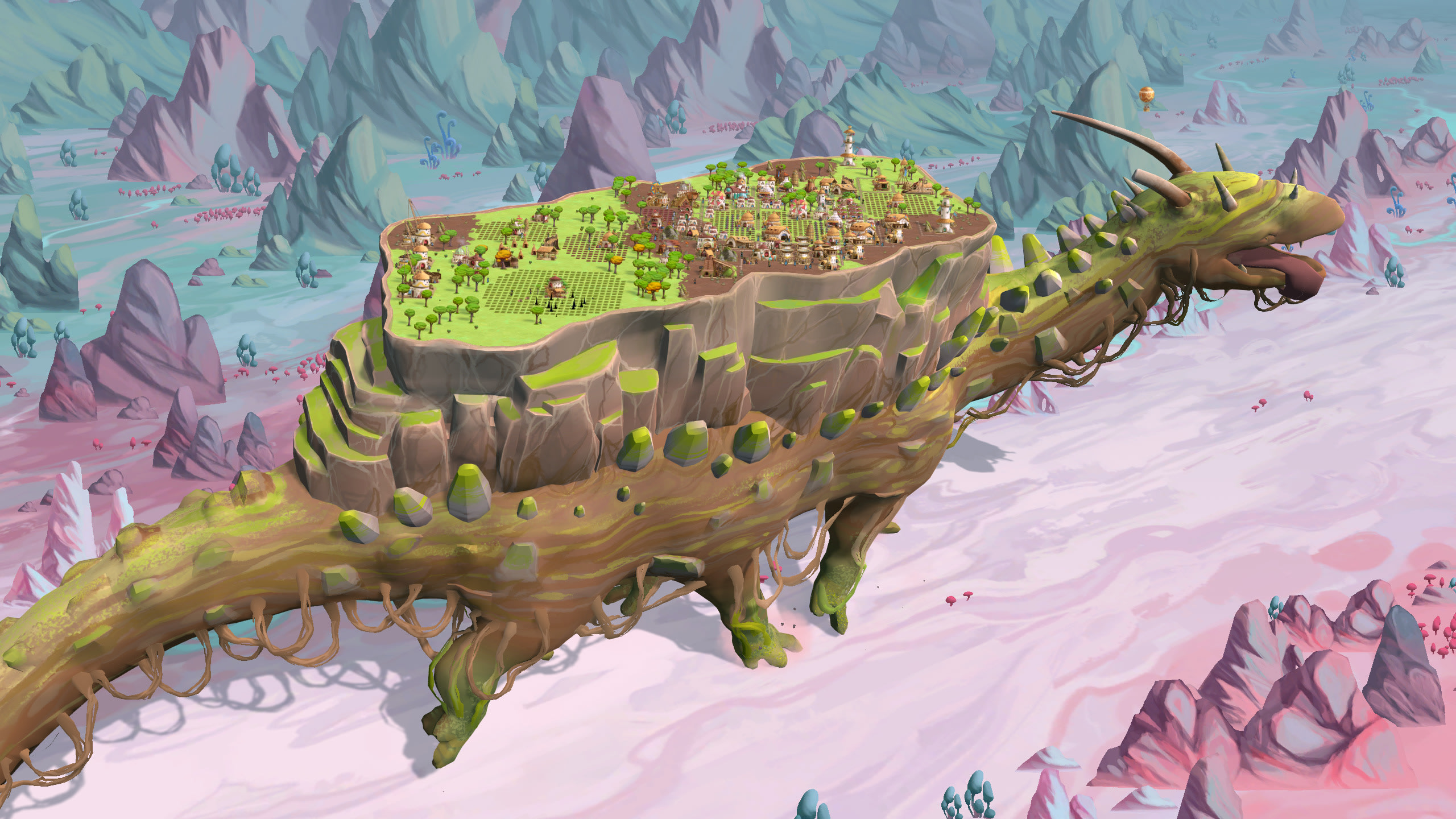 The Wandering Village HD Wallpaper