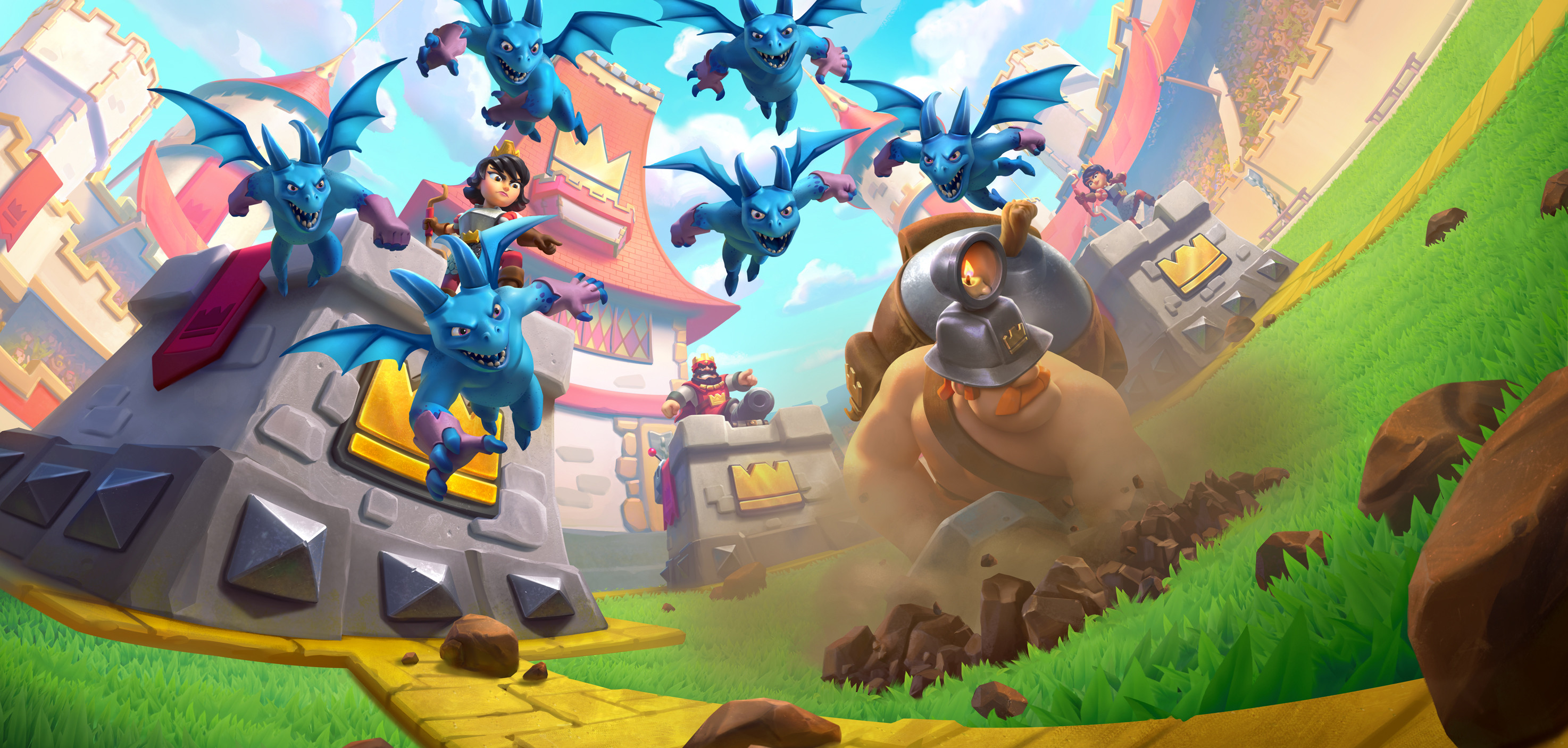 Download Video Game Clash Royale HD Wallpaper