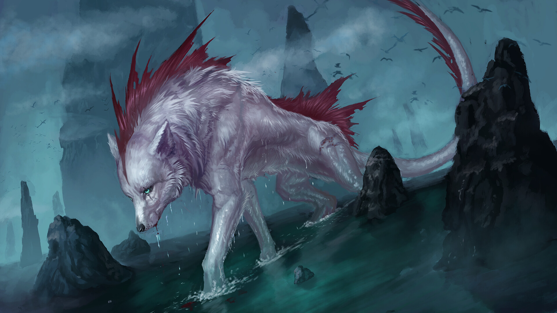 Download Fantasy Creature HD Wallpaper by Minard Maxime