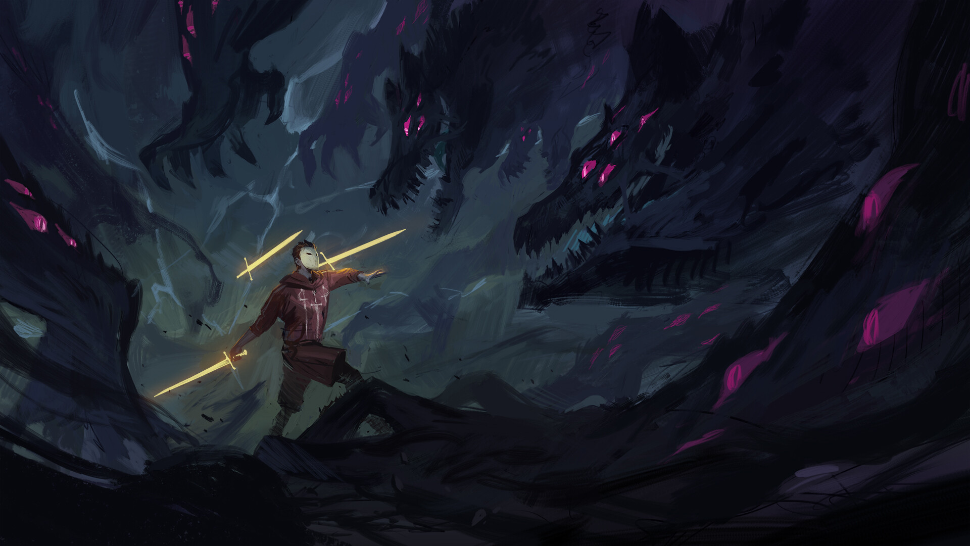 Download Dark Warrior HD Wallpaper by Benjamin Ee