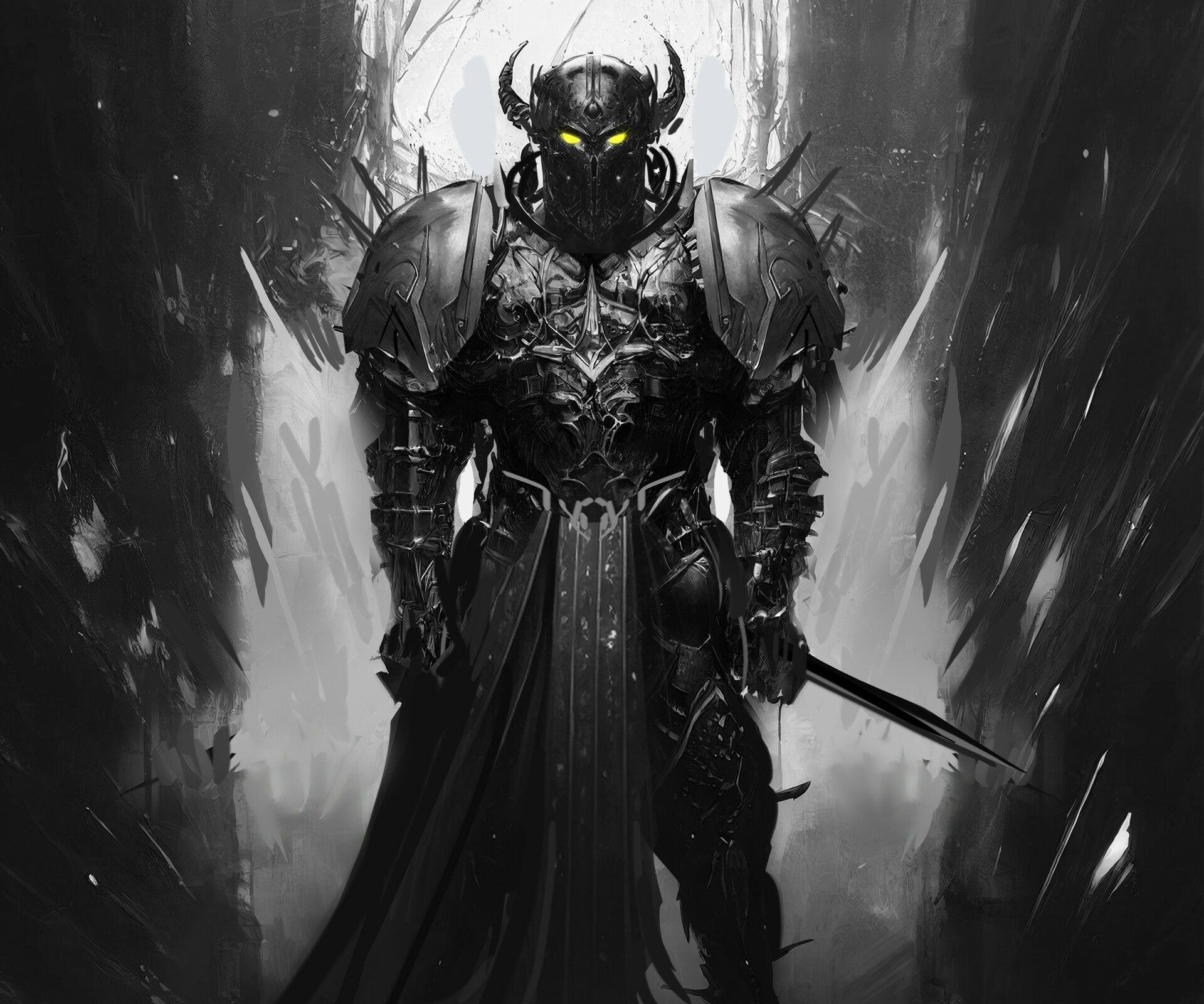 Download Dark Warrior HD Wallpaper by Daniel Arcos Escobar