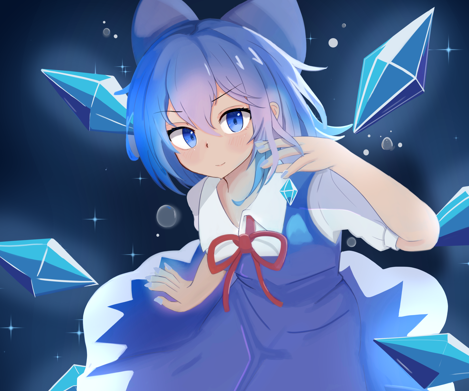 Download Cirno (Touhou) Anime Touhou 4k Ultra HD Wallpaper