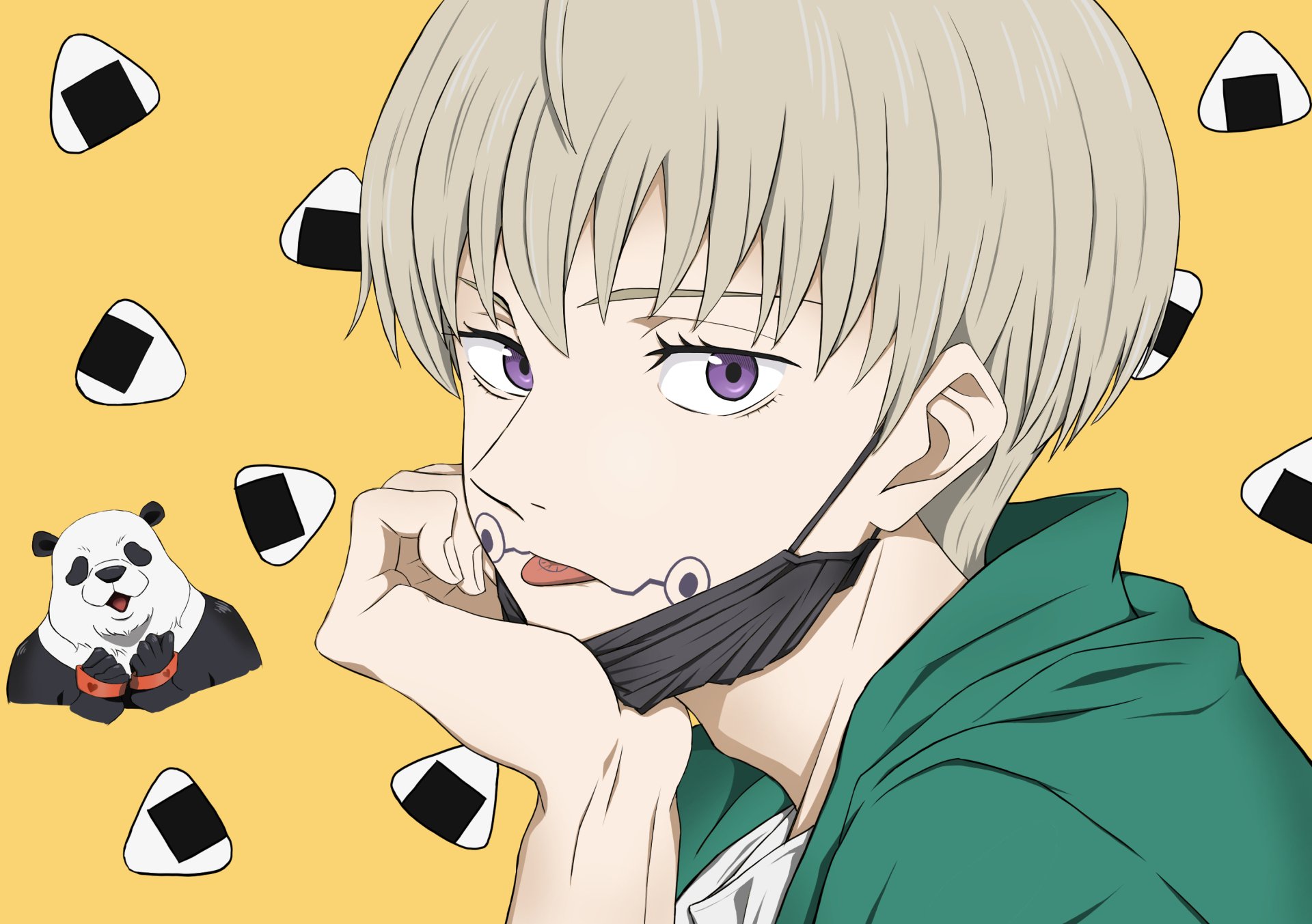 Toge Inumaki HD Wallpaper | Jujutsu Kaisen Anime Vibes by プロペラ