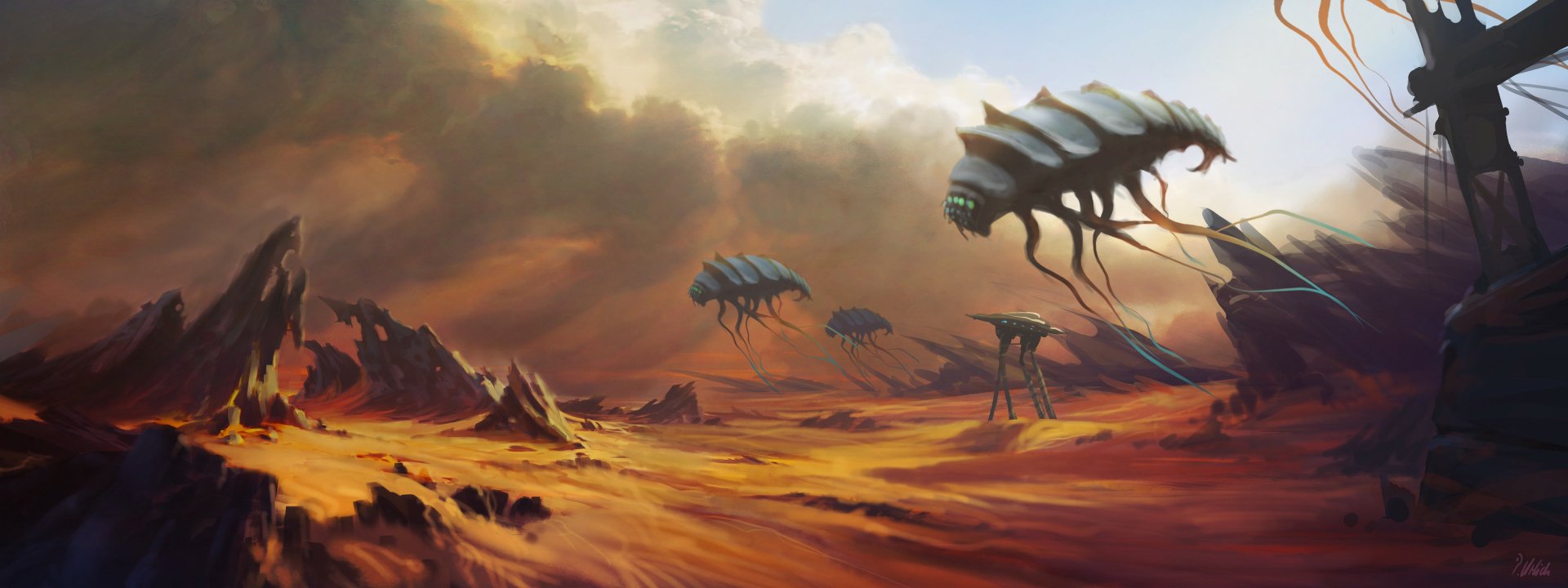 Download Sci Fi Alien HD Wallpaper by Philipp A. Urlich