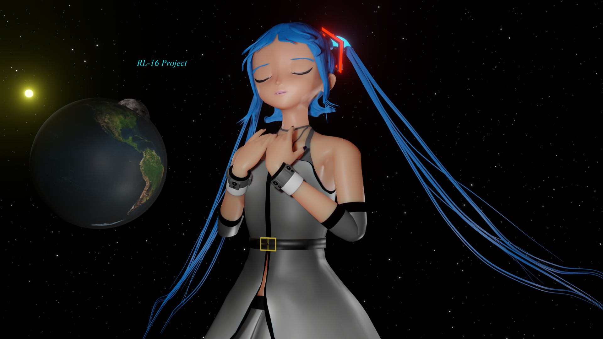 Hatsune Miku Blender Blue Moon 2 by RL-16 Project | 5120x2880 ...