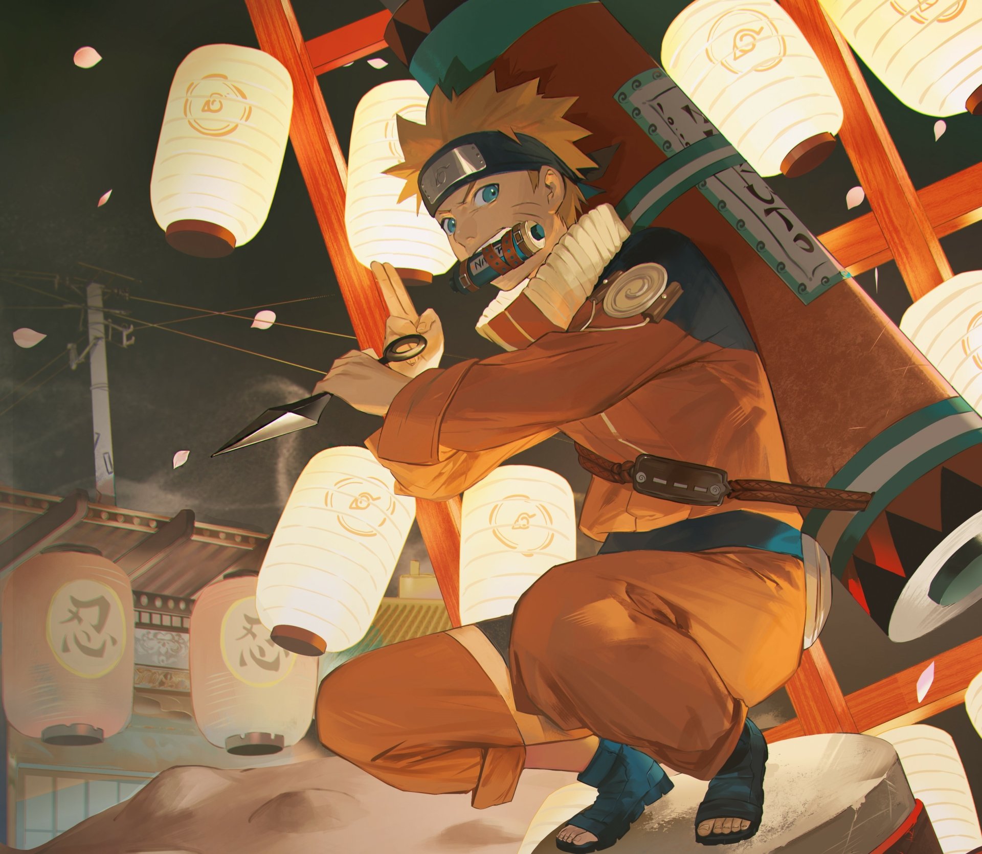 Naruto Uzumaki HD Wallpaper – Iconic Anime Hero in Action by sf_