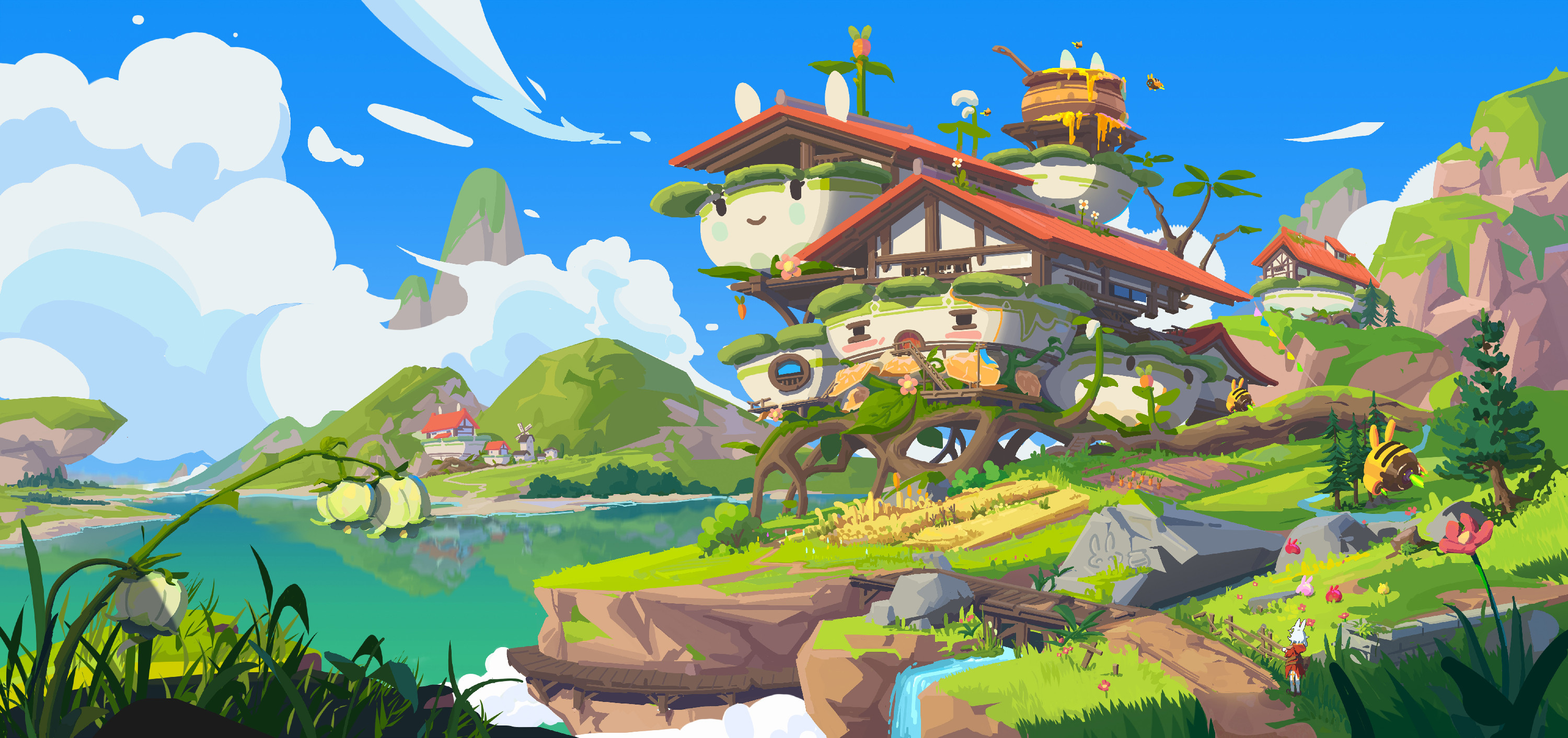 Download Fantasy House HD Wallpaper by Scalpel