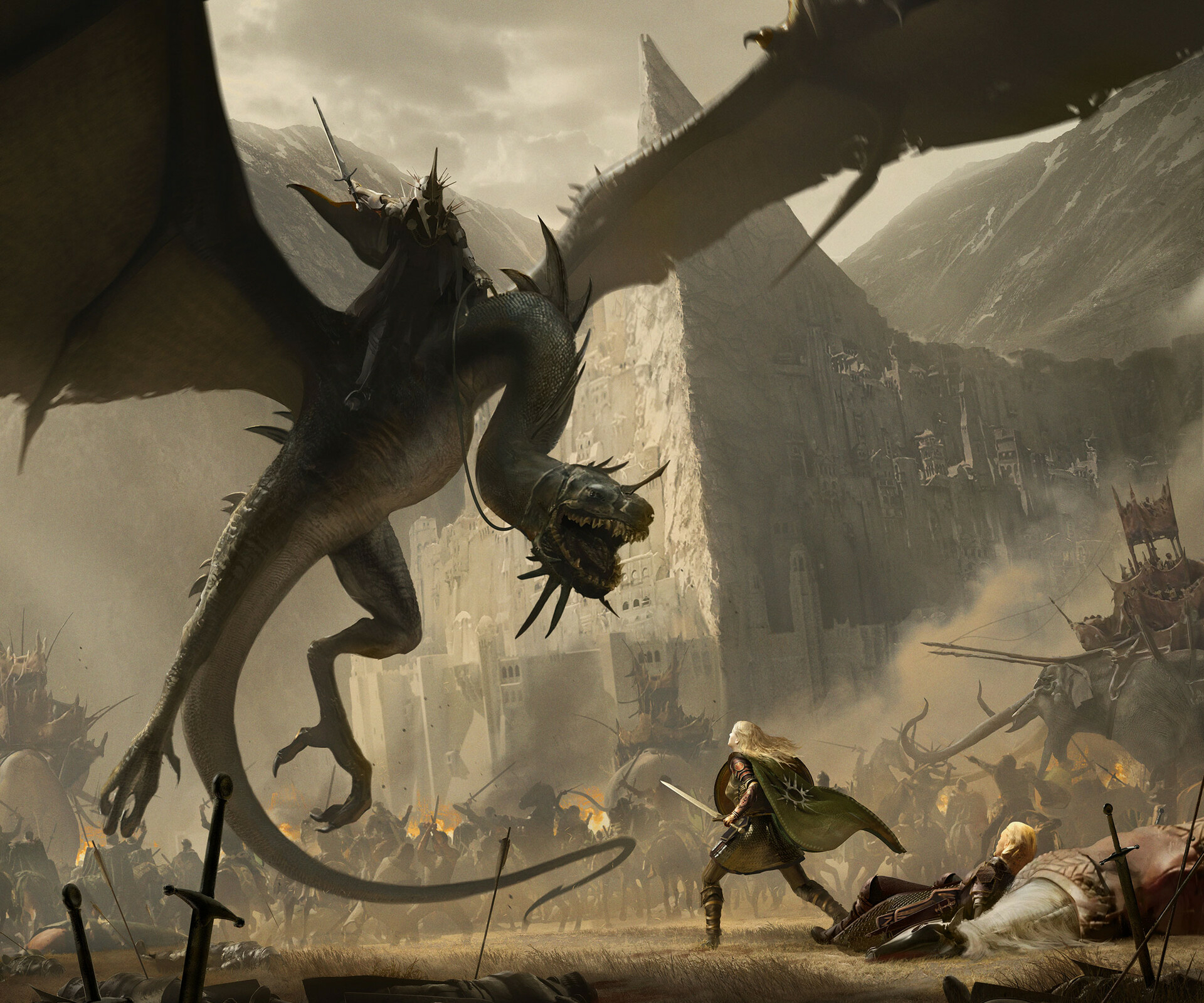 Battle Of Pelennor by Daniel Liang